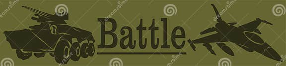 BTR and airplane stock illustration. Illustration of cartoon - 192525556