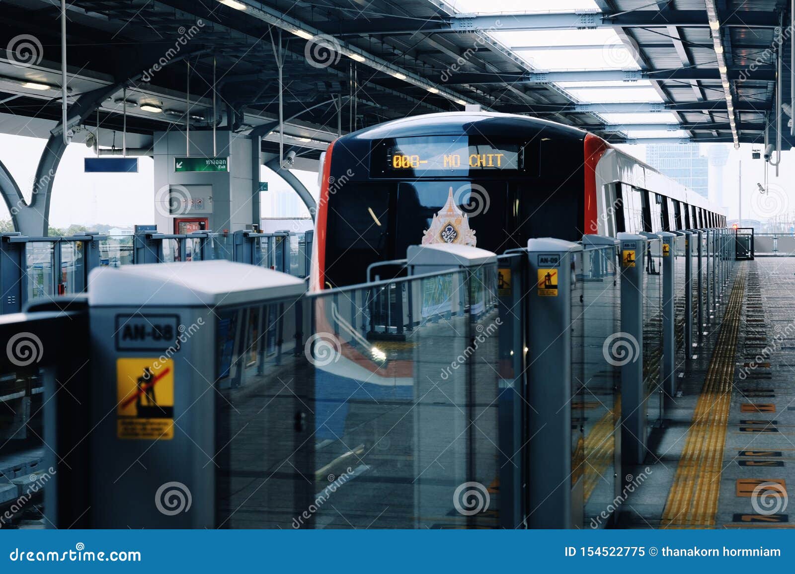 BTS Station,Bangkok Skytrain, Bangkok,Thailand,July 28,2019 Editorial ...