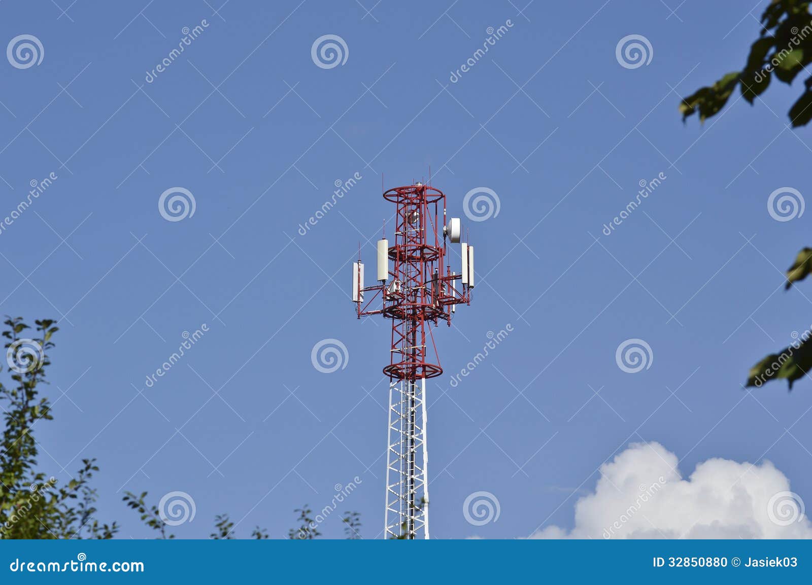 BTS telecommunications stock photo. Image of cell, relay - 32850880