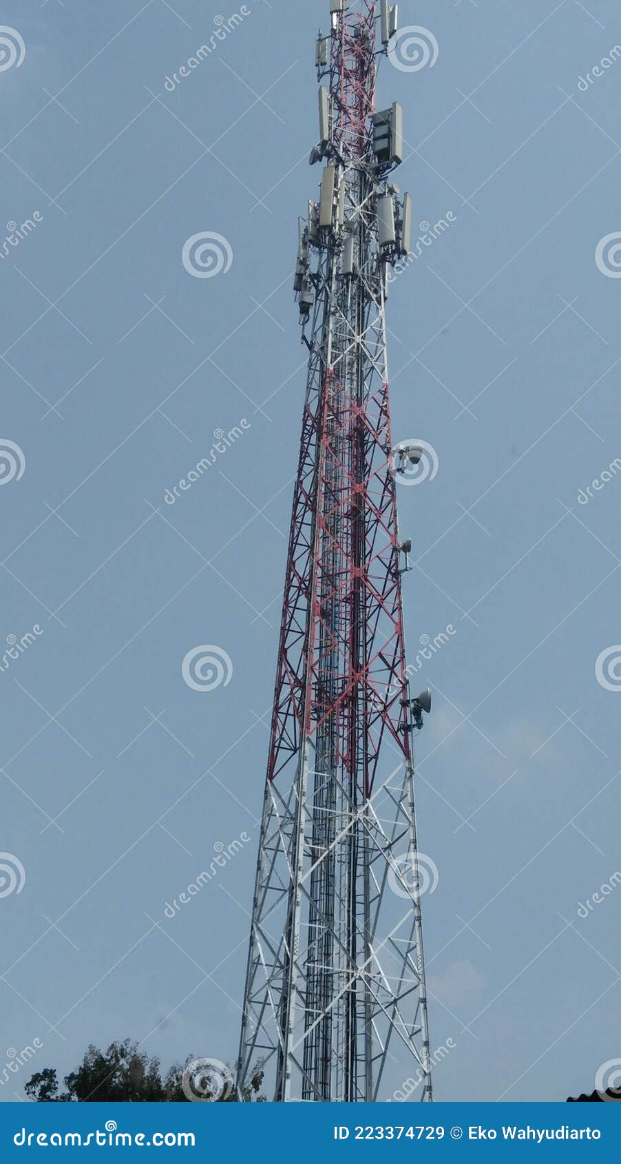 BTS TOWER stock image. Image of machine, streetlight - 223374729