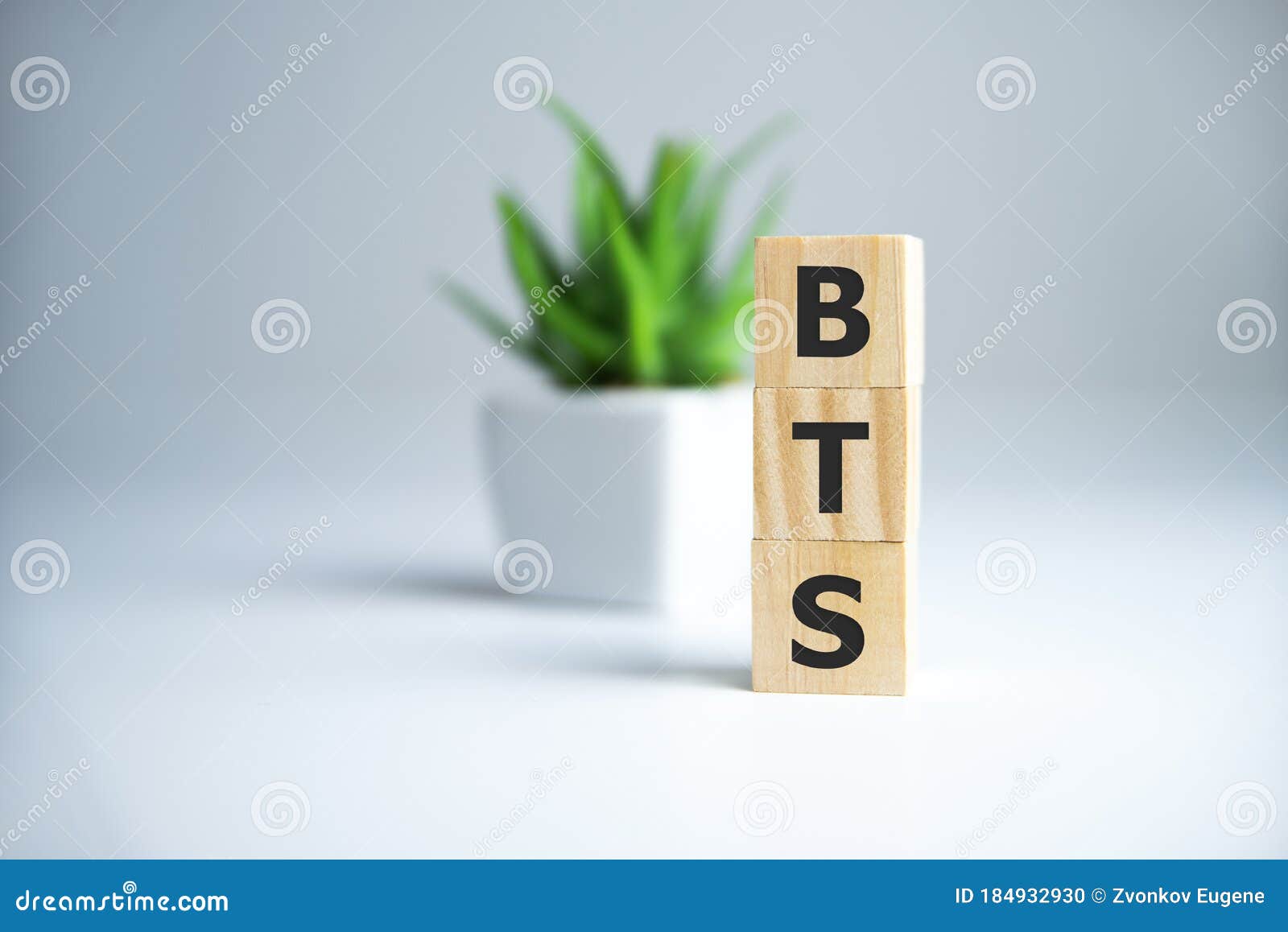 BTS Word Concept on Cubes on White Background Stock Photo - Image of ...