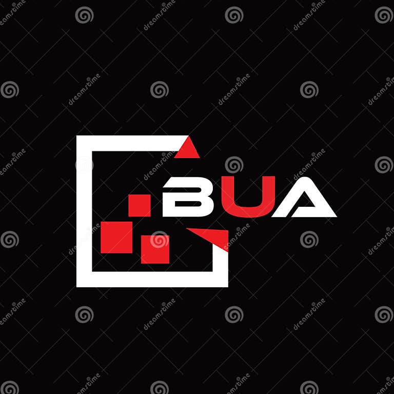 BUA Creative Minimalist Letter Logo. BUA Unique Vector Initials ...
