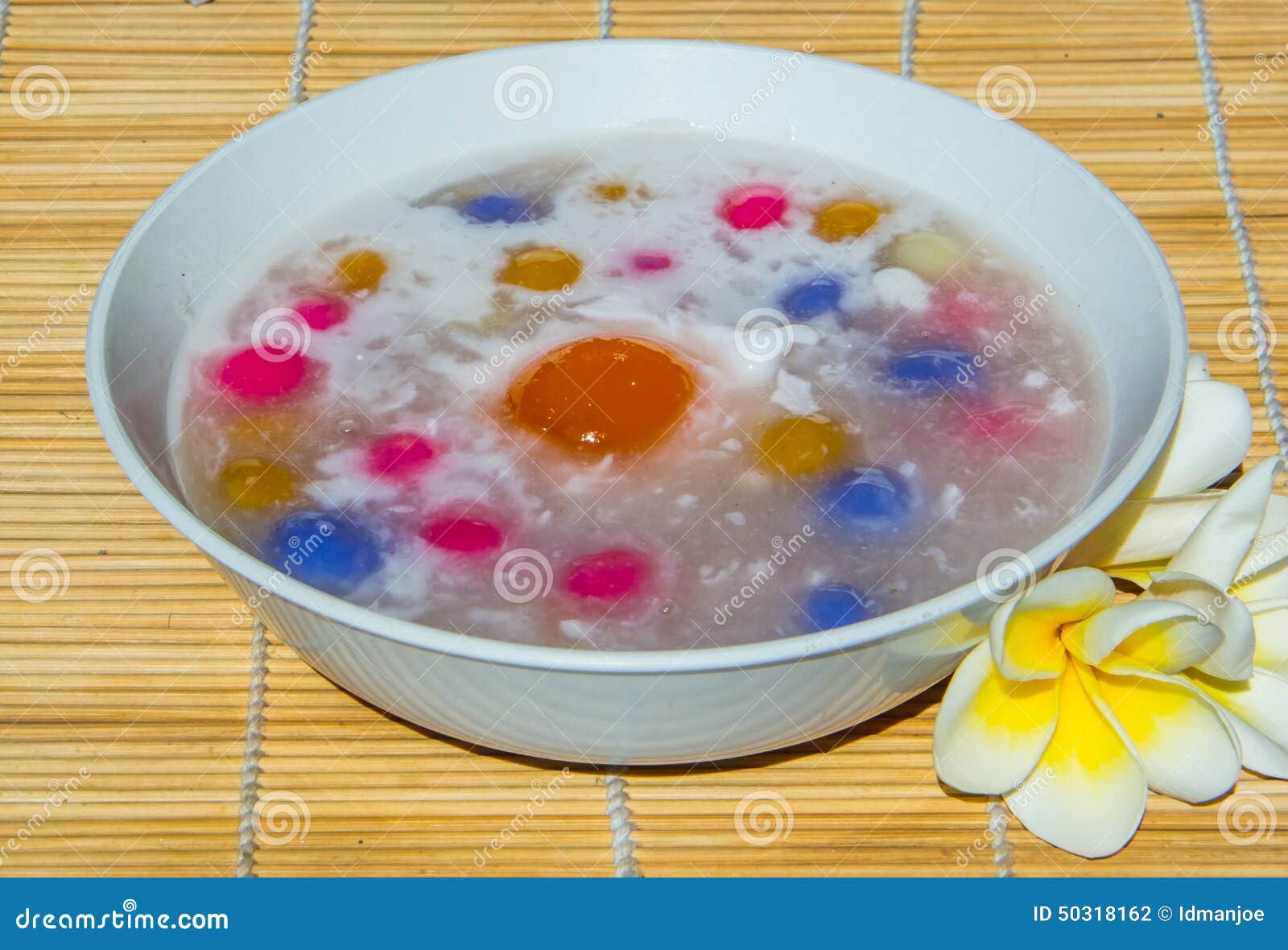 Bualoy is Thai dessert stock photo. Image of fresh, leaf - 50318162