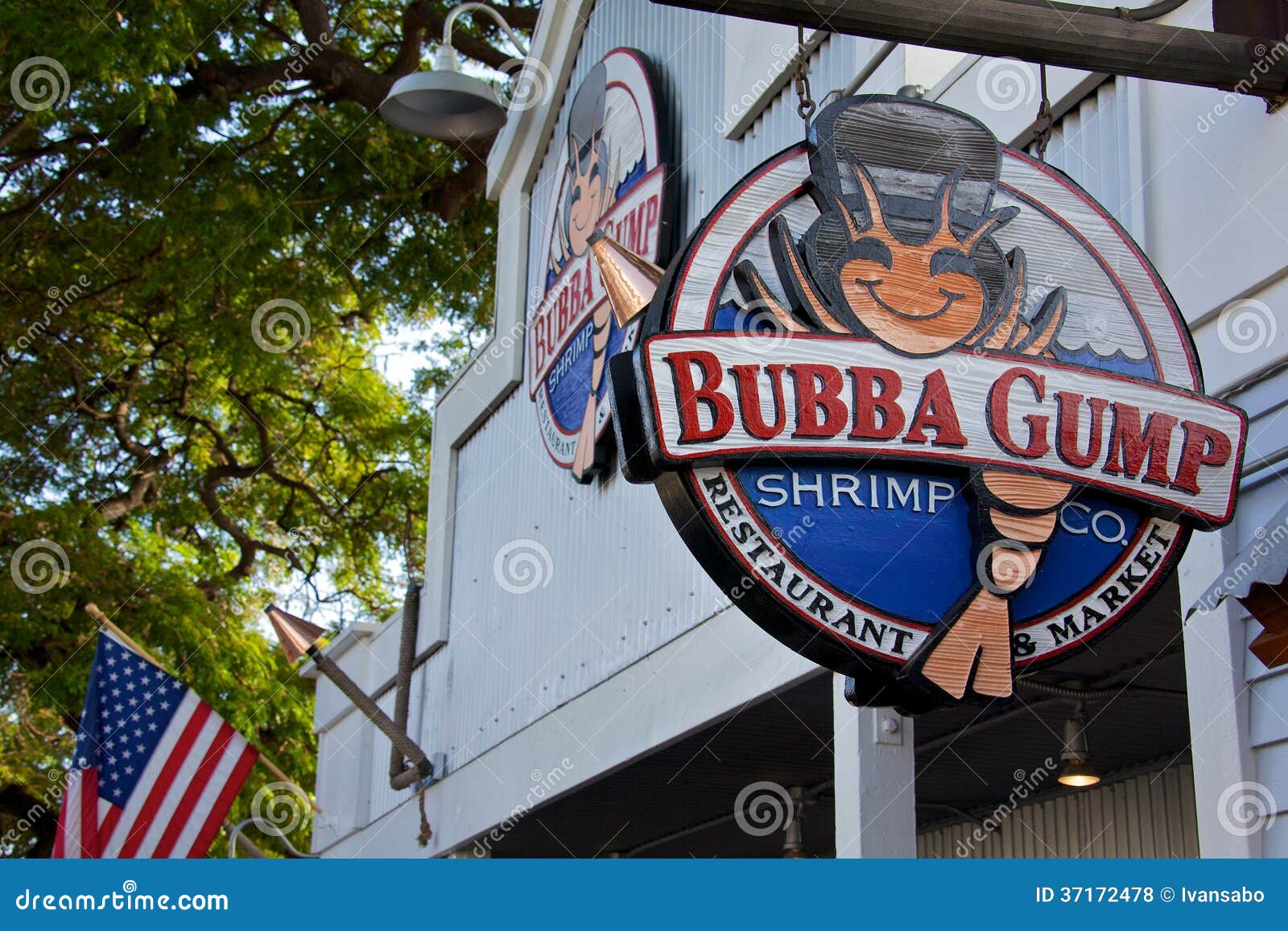 Bubba Gump Shrimp foto de archivo editorial. Imagen de negocios - 37172478