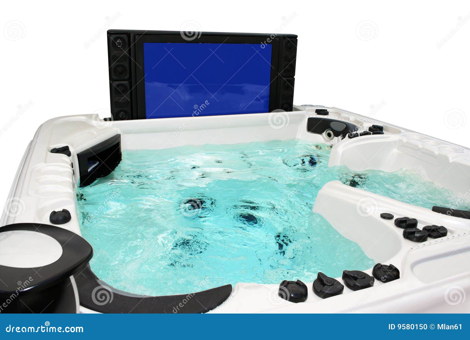 Bubbelpool arkivfoto. Bild av vatten, vattentät, isolerat - 9580150