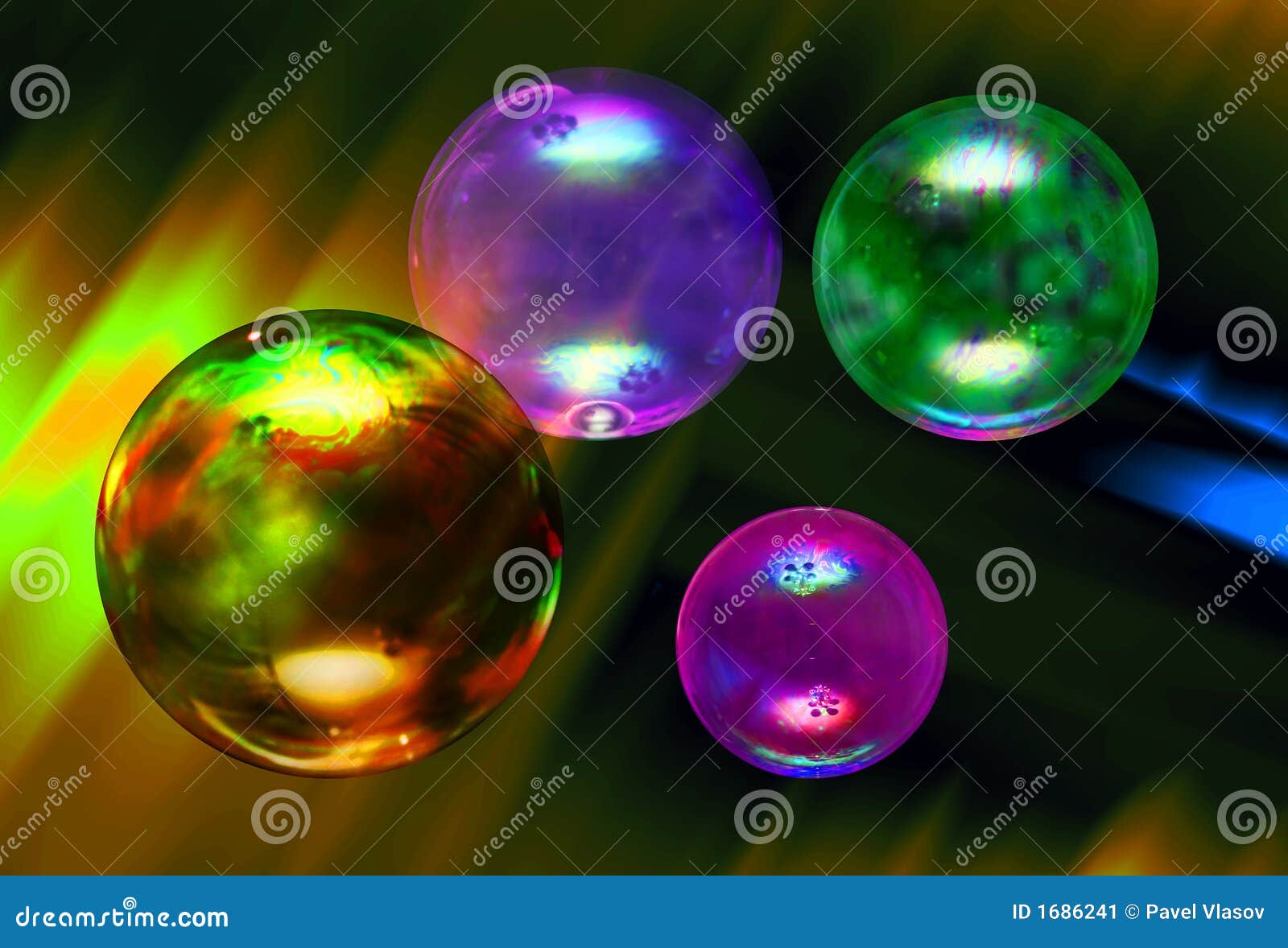 Bubble stock illustration. Illustration of refraction - 1686241