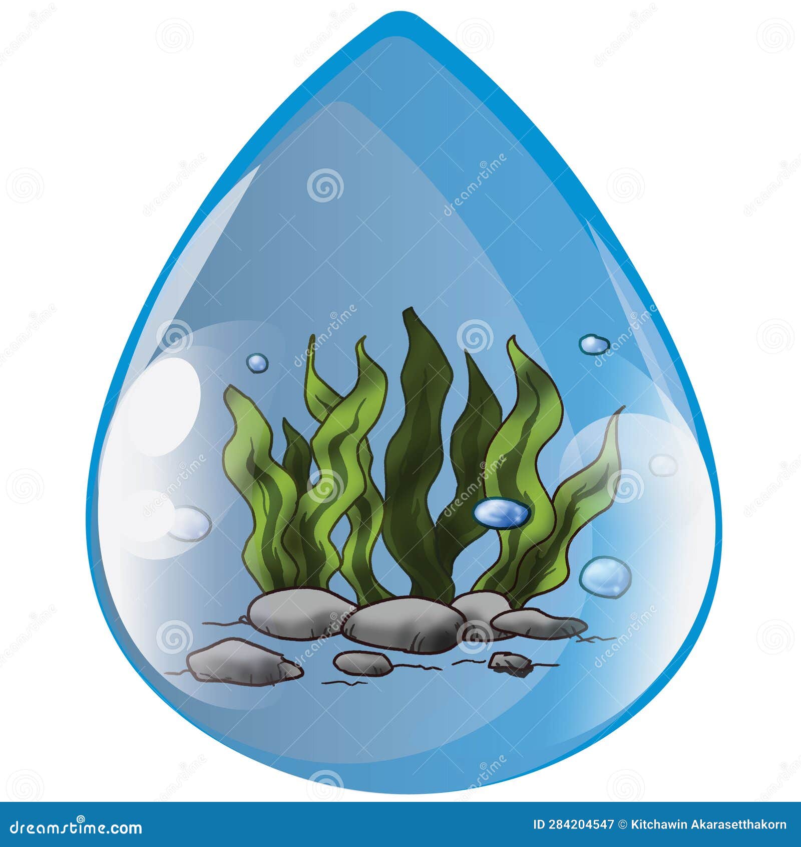 Bubble animal water set stock illustration. Illustration of clean ...