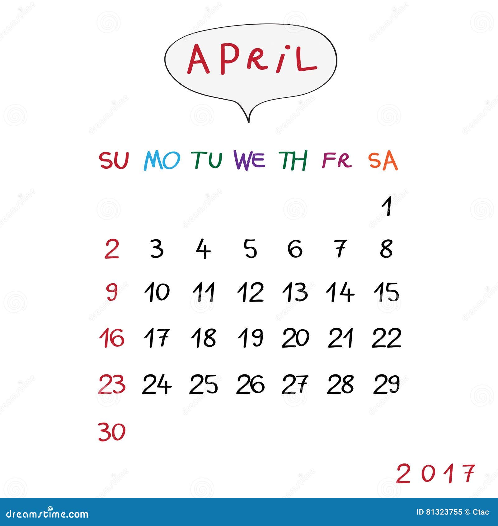 Bubble april 2017 stock illustration. Illustration of doodle - 81323755