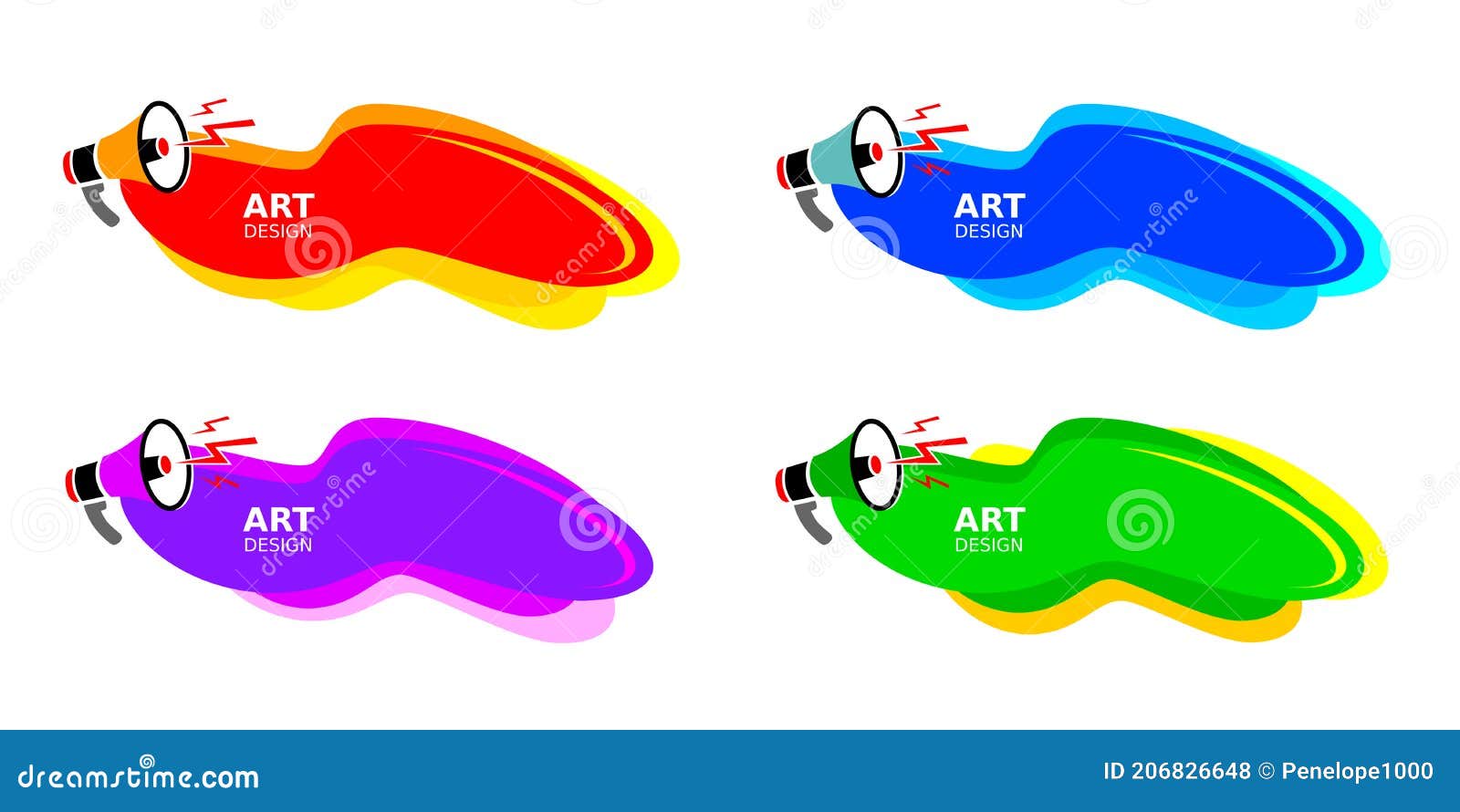 Bubble Badget Graphic with Three Badgets in Vector Quality. Stock ...