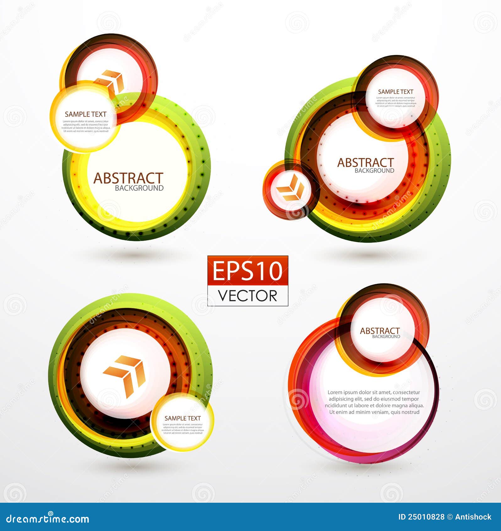 Bubble banners stock vector. Illustration of creative - 25010828