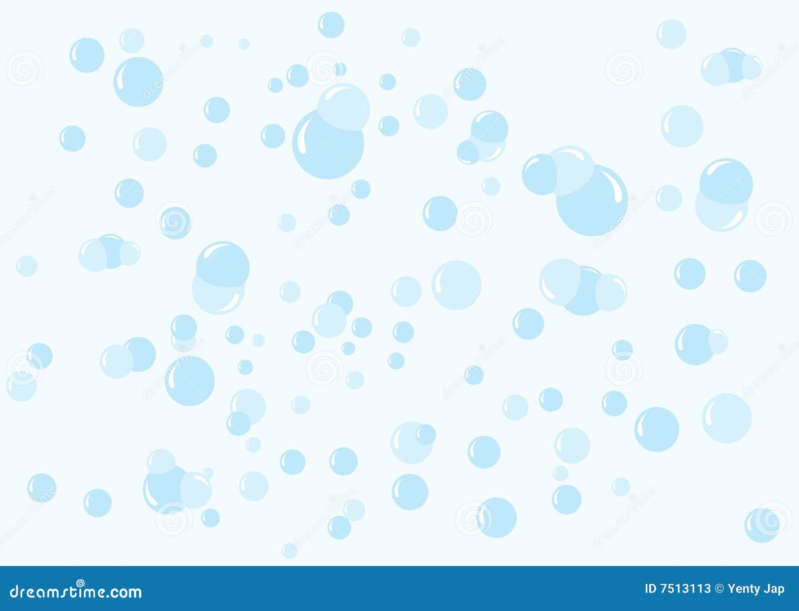 Bubble bath stock vector. Illustration of graphic, element - 7513113