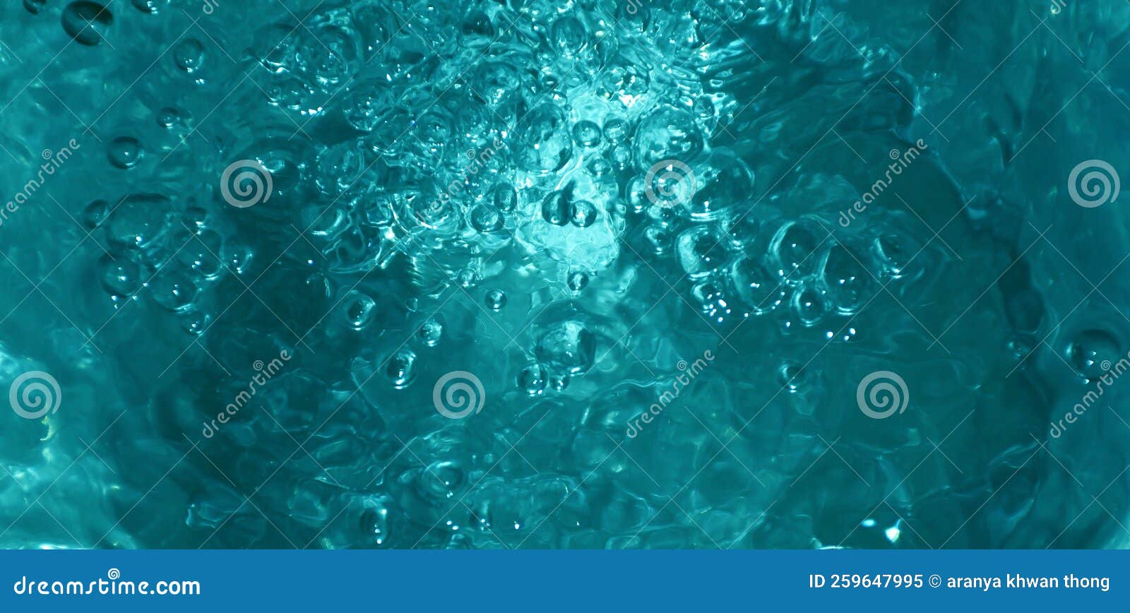 The Bubble Blue Water Ripple Looks Like a Crystal for the Background ...