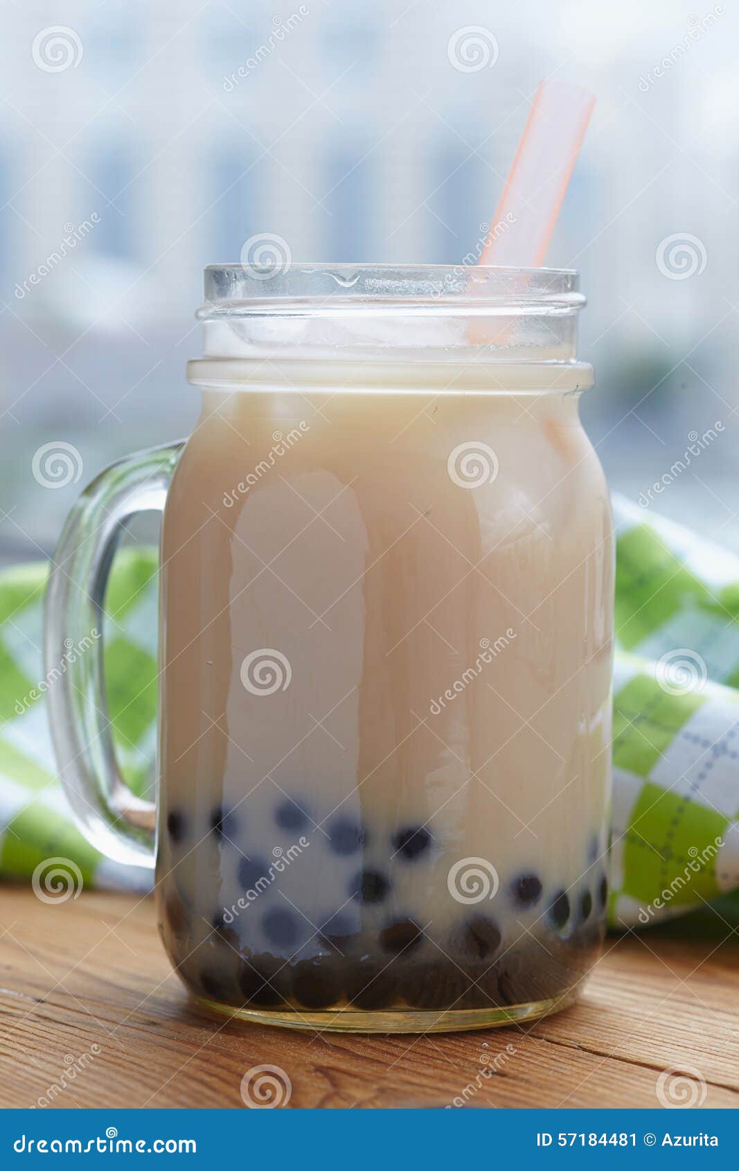 Bubble boba tea stock image. Image of milky, refreshment - 57184481