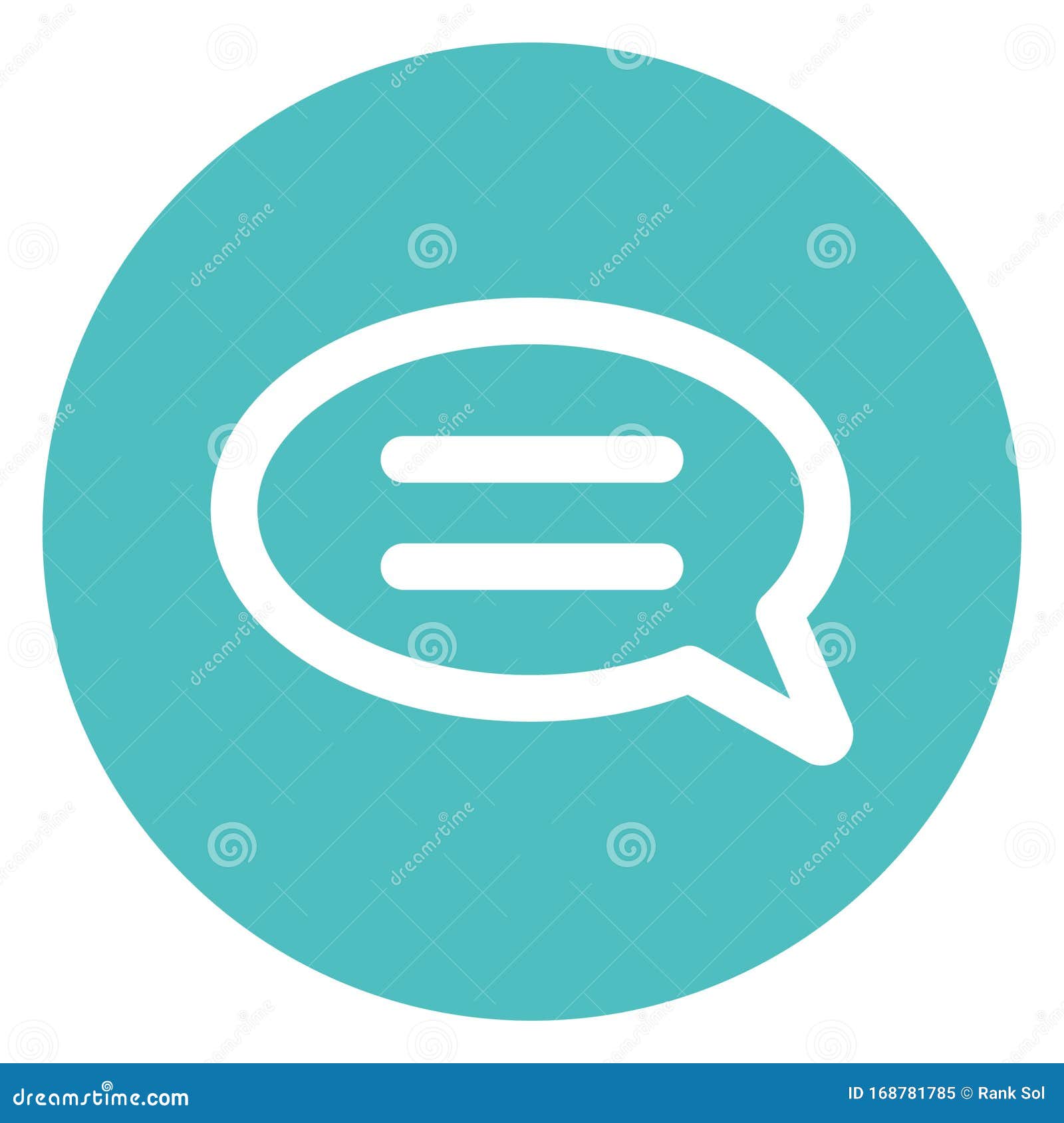 Bubble, Chat Bold Vector Icon Which Can Be Easily Edited or Modified ...