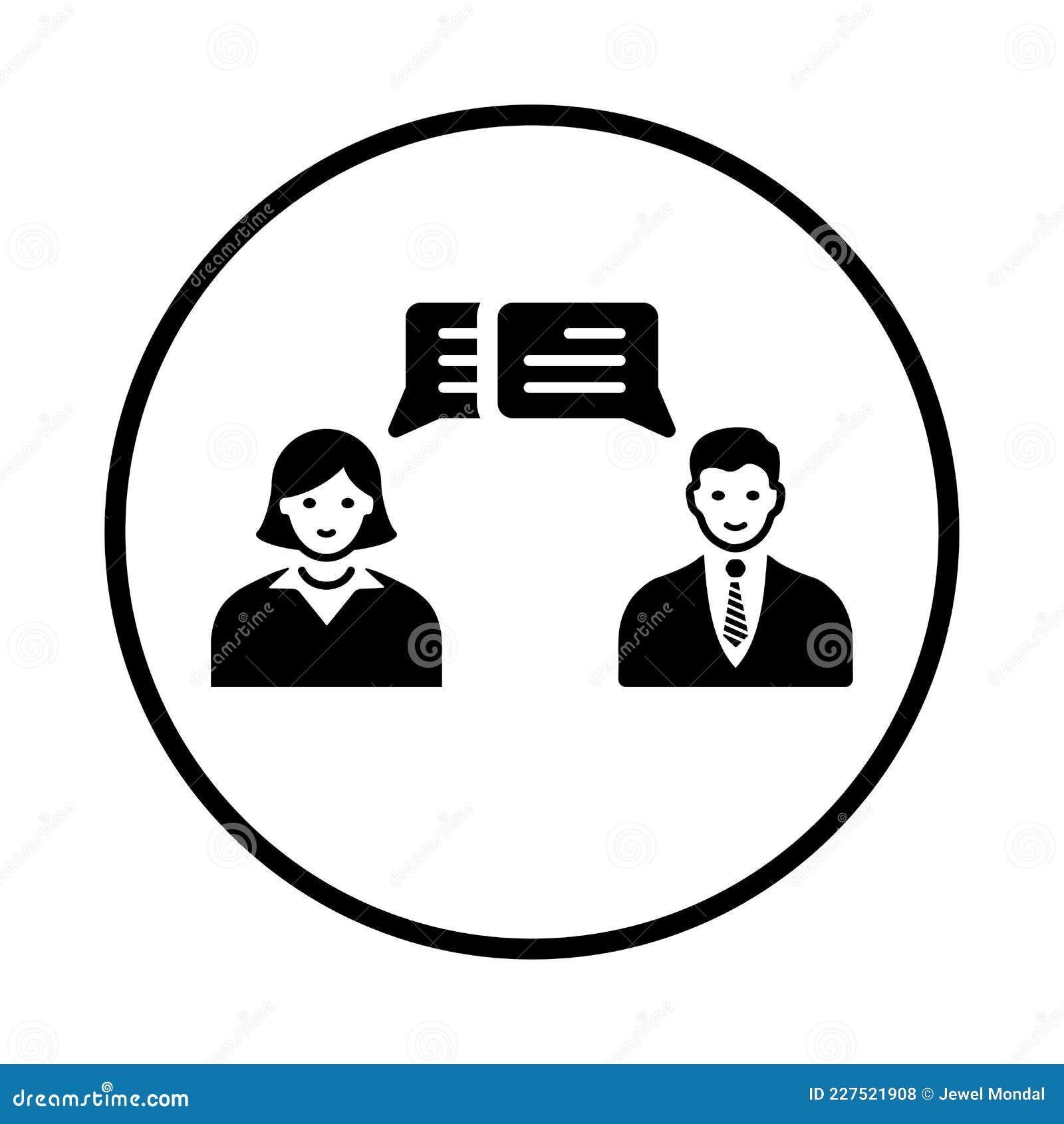 Bubble, Chat, Chatting, Conversation, Feedback Icon. Black Vector ...