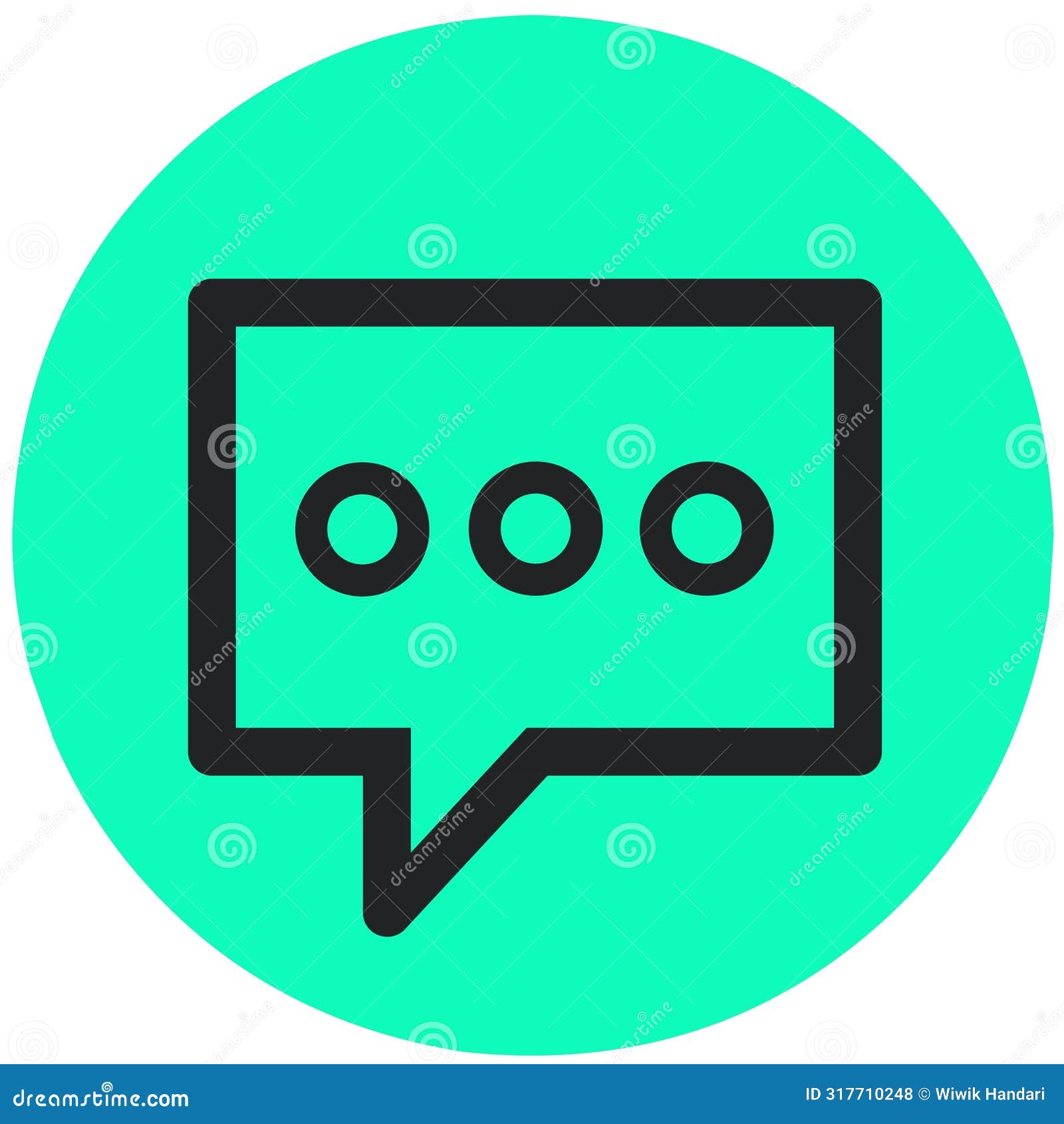 Bubble, Chat, Circle, Communication, Message, Talk Icon Green Color ...