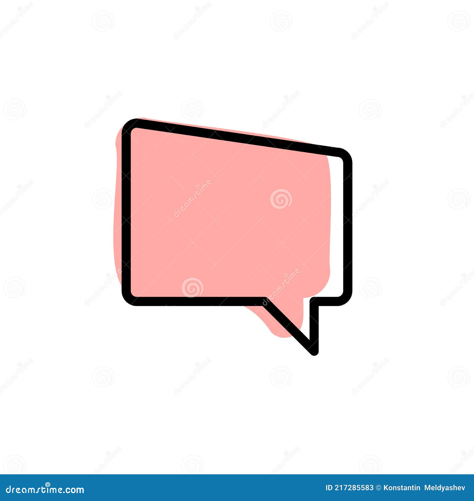 Bubble, Chat with Color Shadow Vector Icon in Chat Bubble Set in Good ...