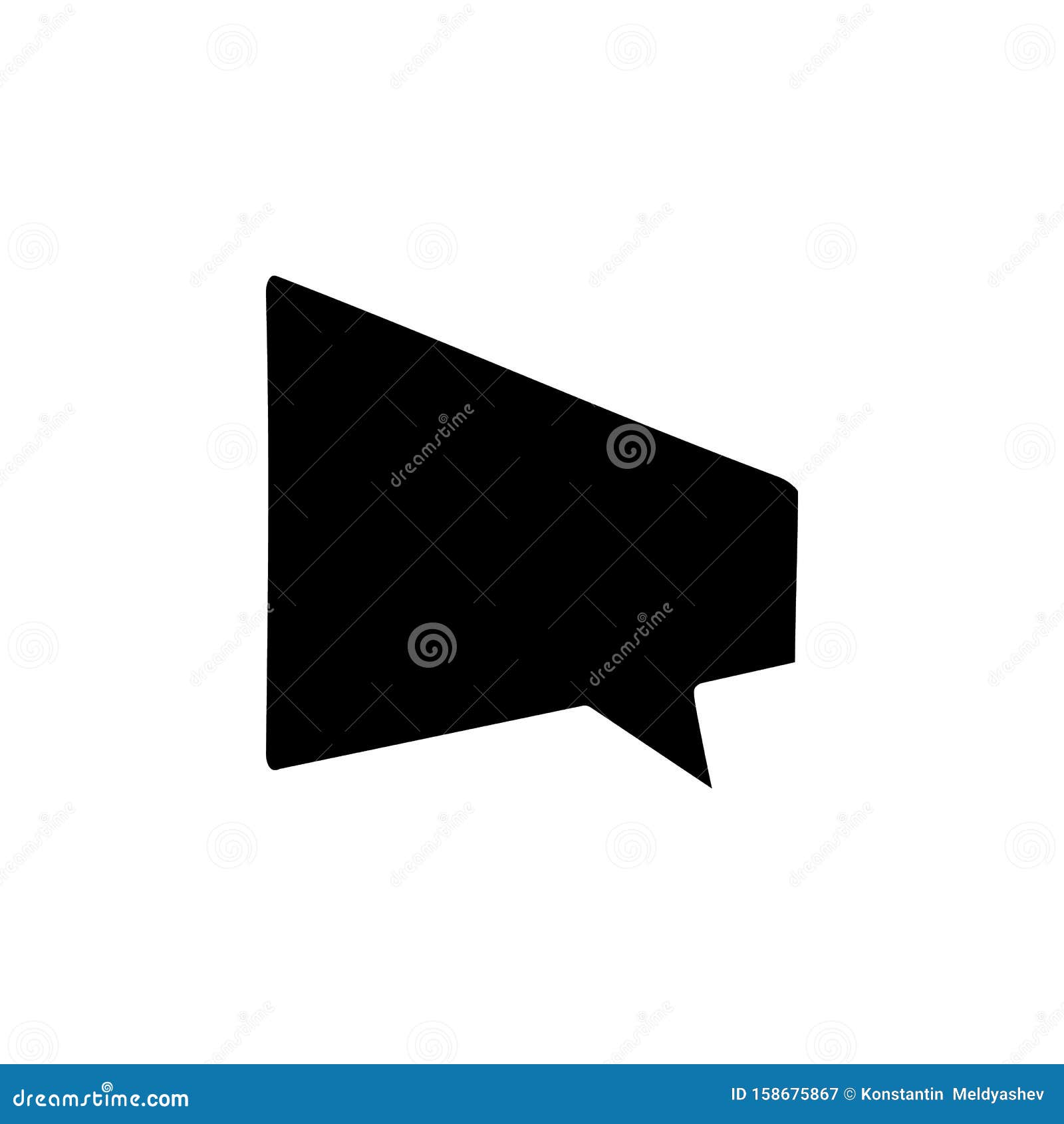 Bubble, Chat Icon. Simple Glyph, Flat Vector of Chat Bubble Icons for ...