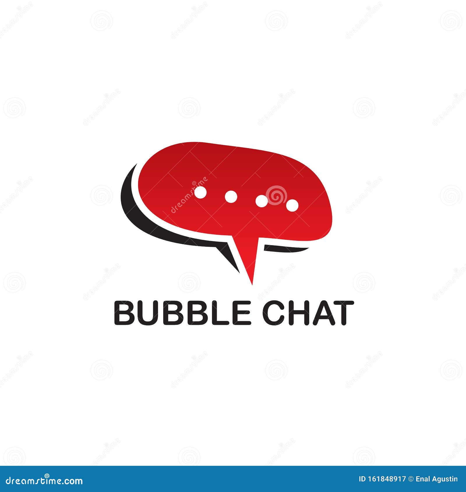 Bubble Chat Logo Design Template Stock Vector - Illustration of logo ...