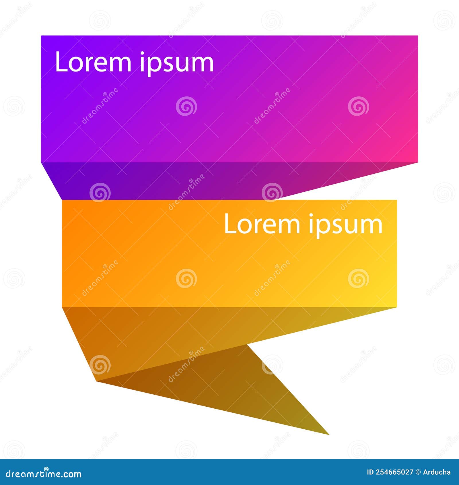 Bubble Chat Paper Banner Template for Peomotion Display Stock Vector ...