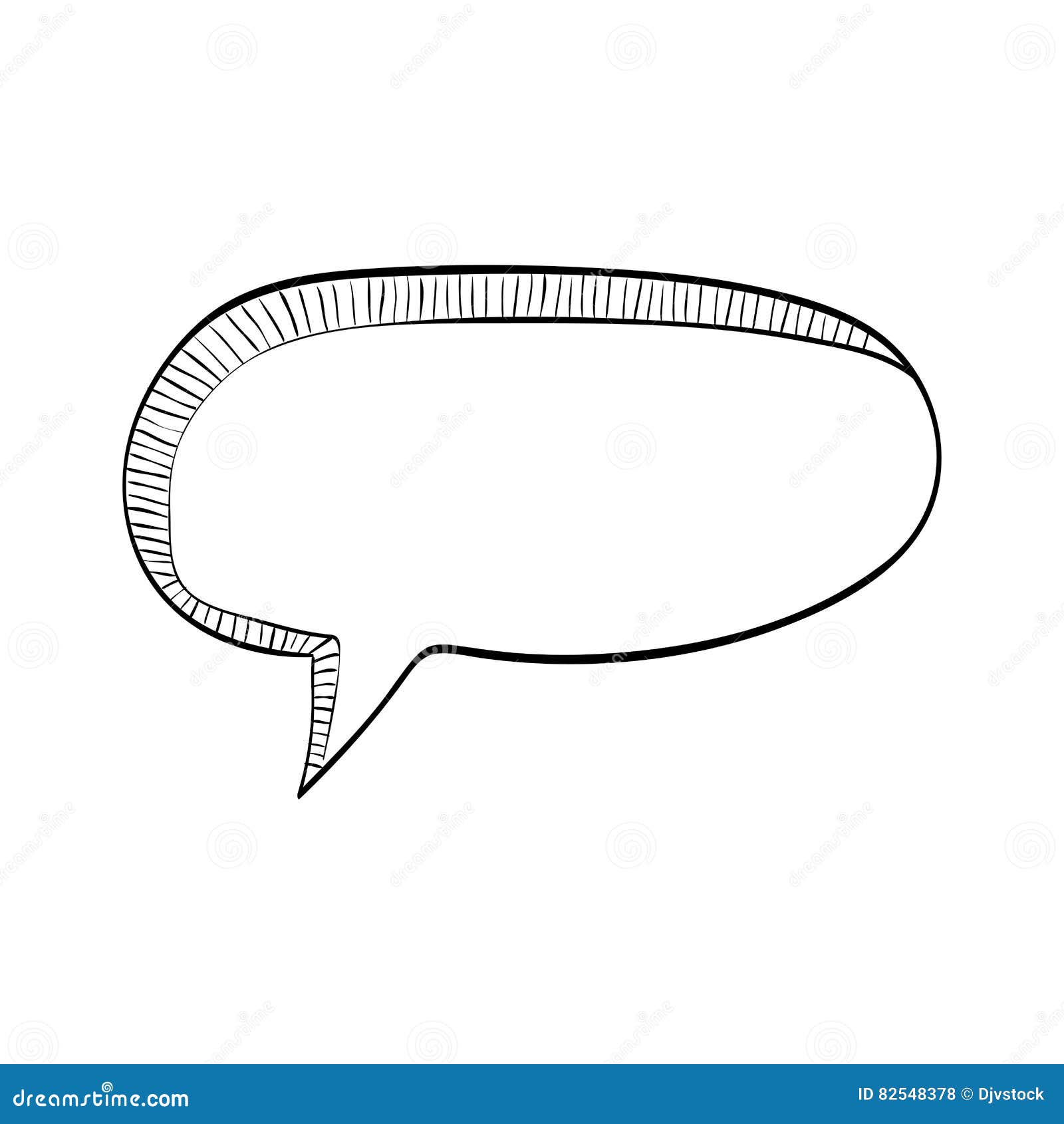 Bubble chat scribble stock illustration. Illustration of sticker - 82548378