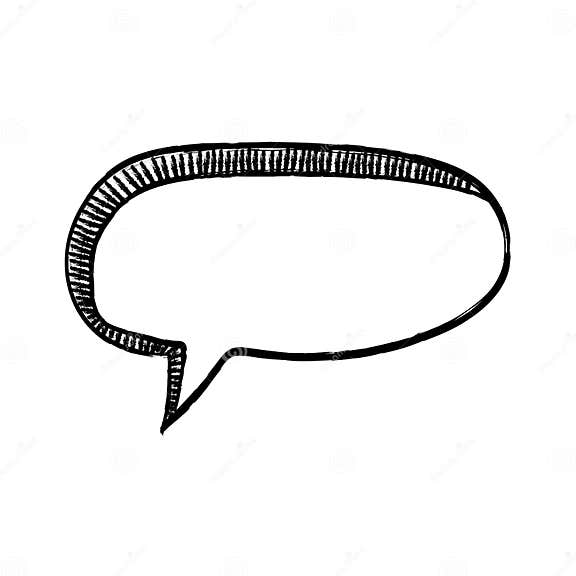 Bubble chat scribble stock illustration. Illustration of empty - 82560325