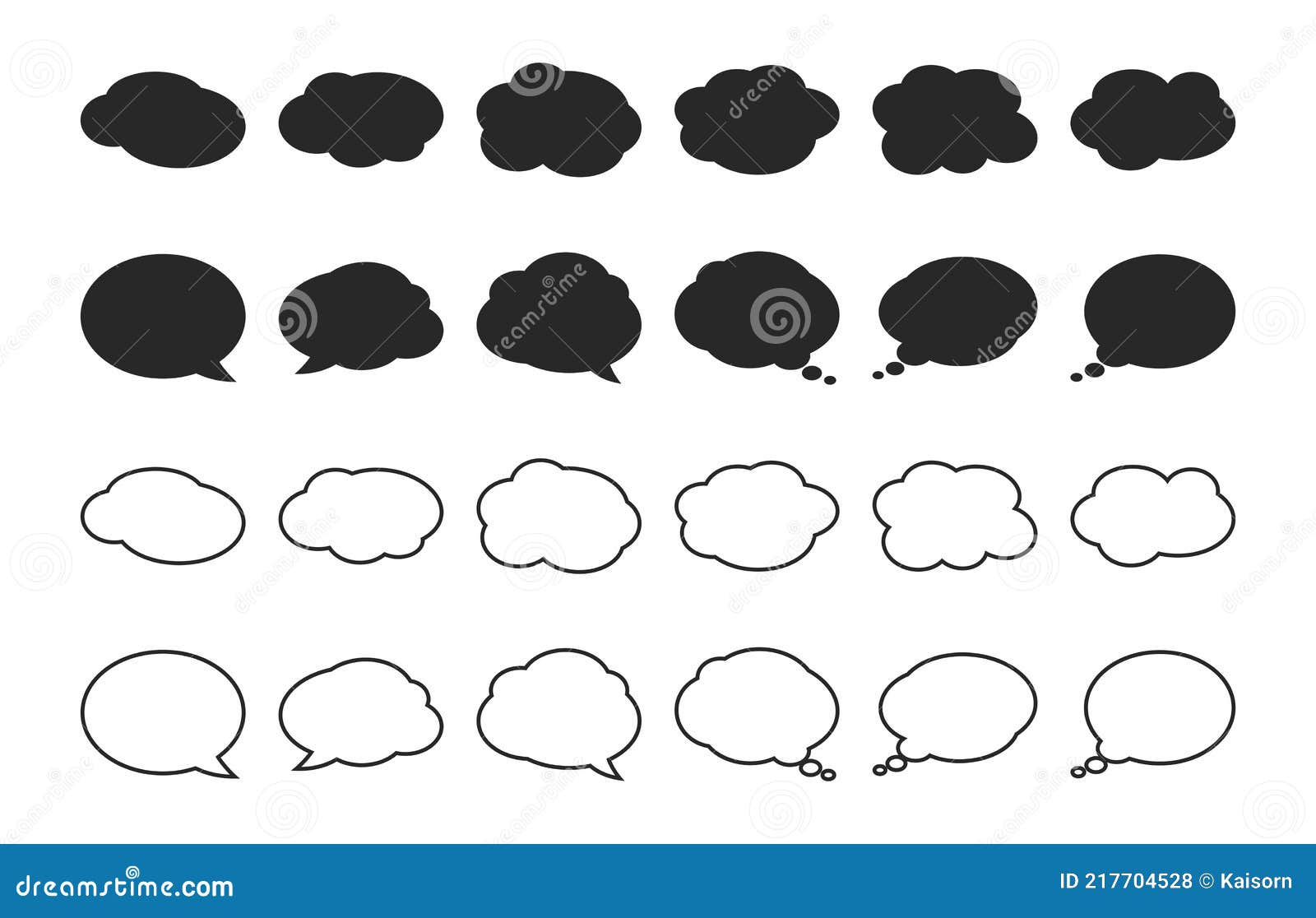 Thin Speech Bubble Like Dos And Donts Icon, Symbol Outline Simple Trend ...