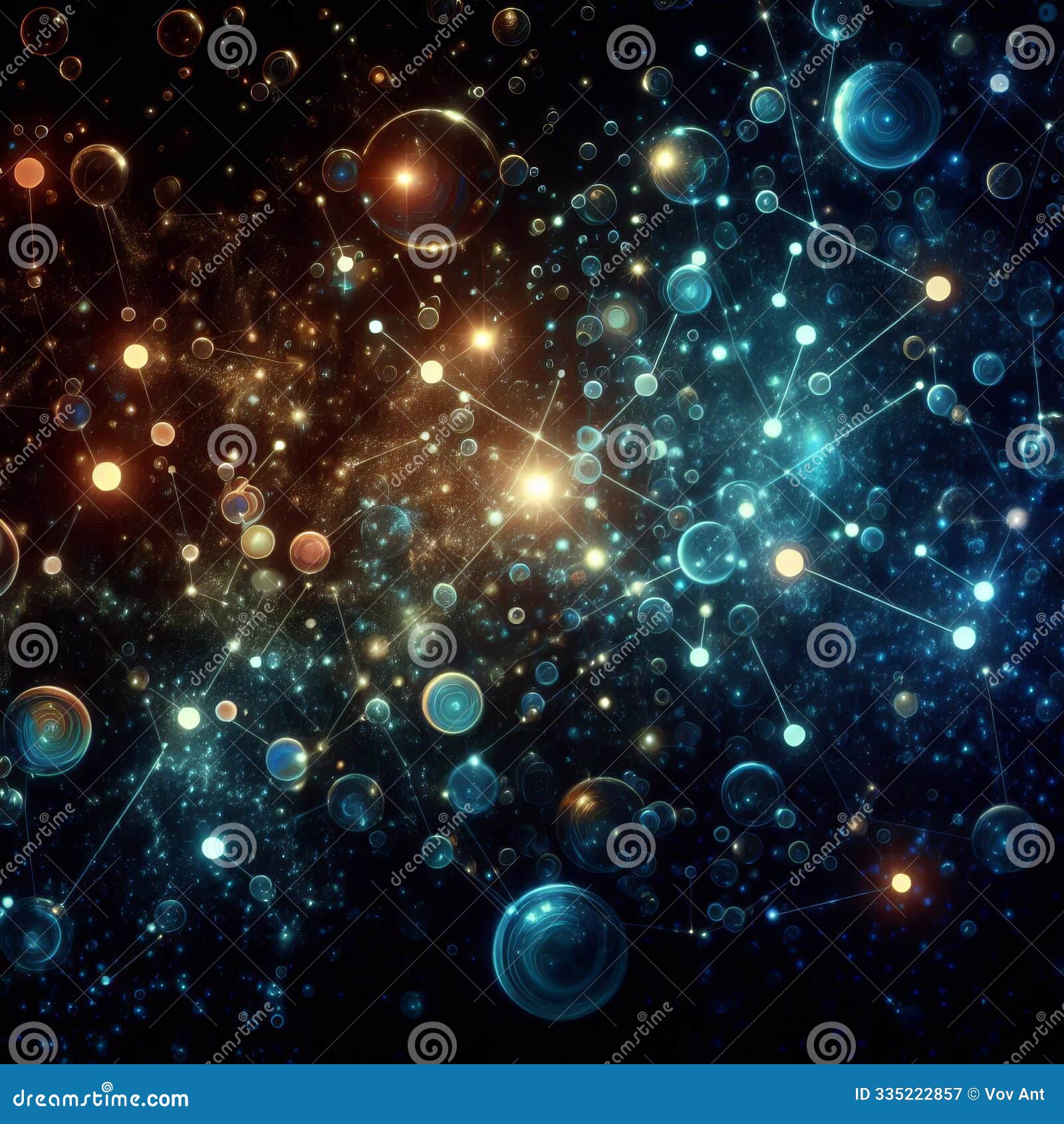 Bubble Constellation Star Patterns and Constellations Depicted Stock ...