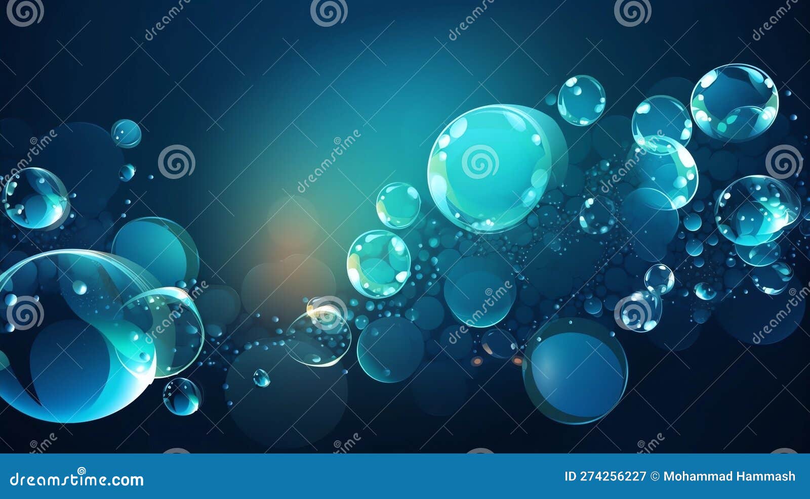 Bubble Corner Design, Made with Generative AI Stock Illustration ...
