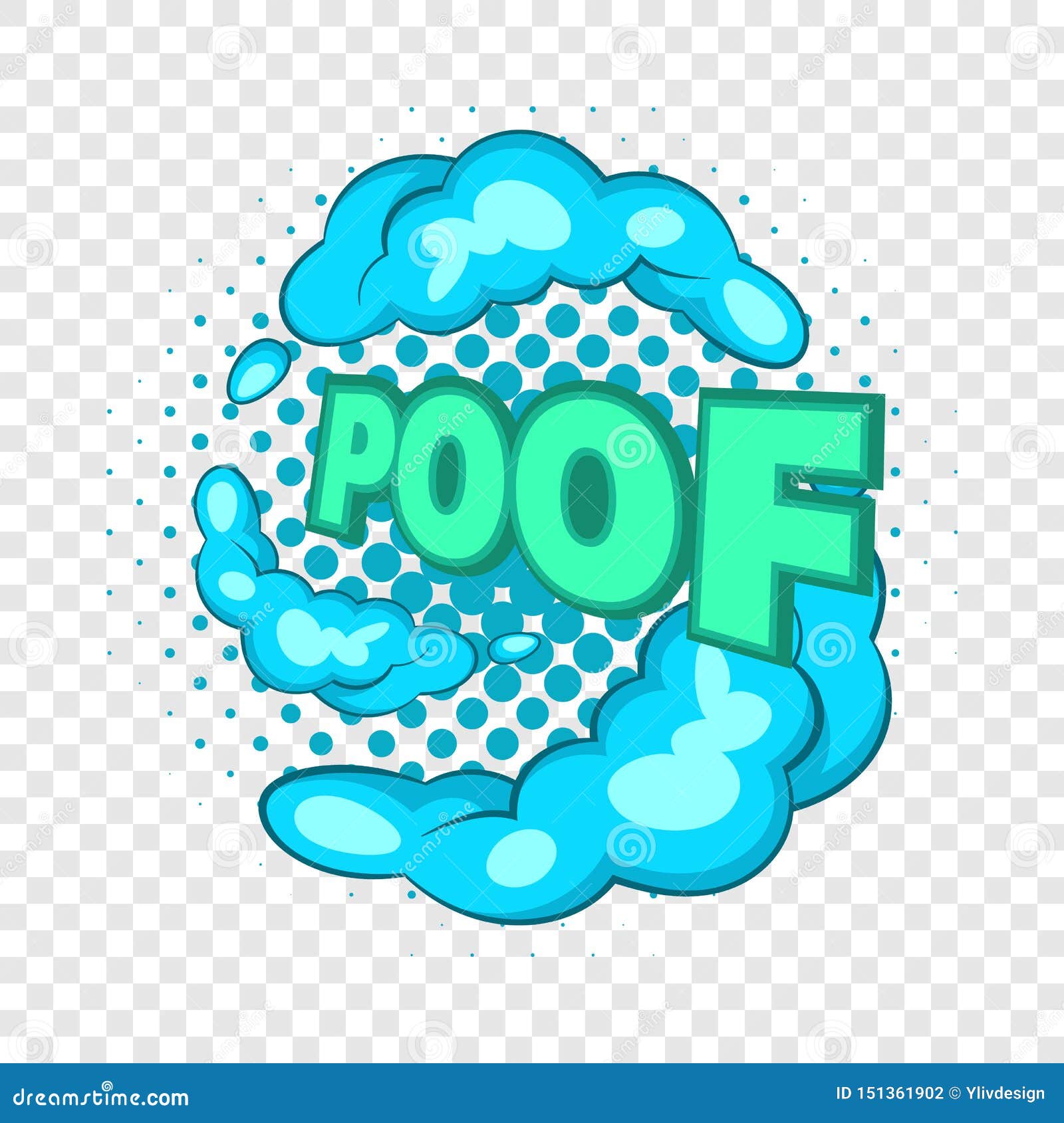 Bubble with Expression Poof Icon, Pop Art Style Stock Vector ...