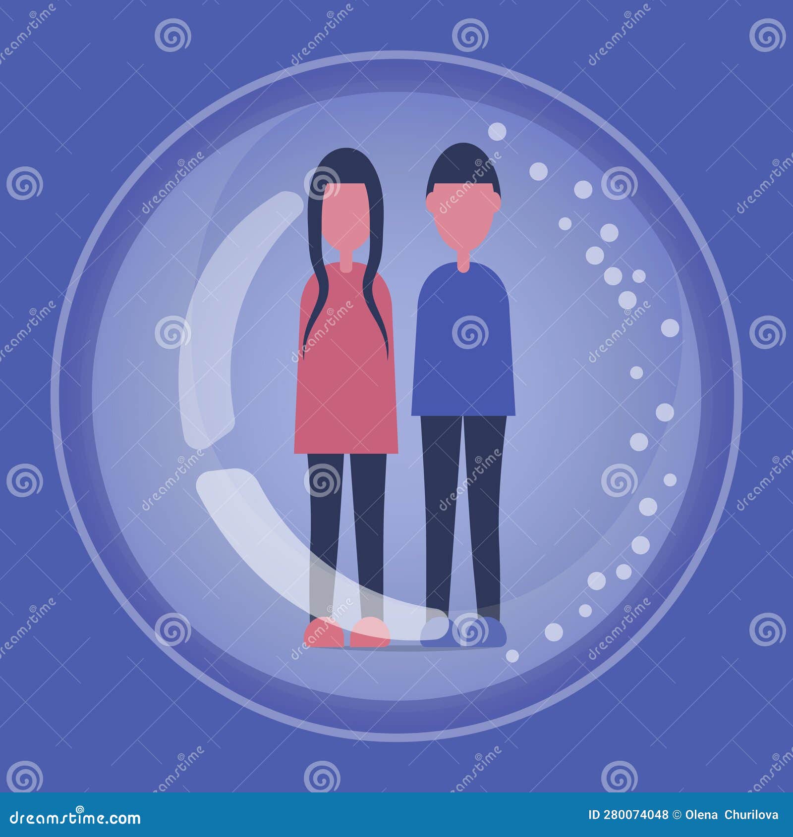 Echo Chamber With Personal Information Room From Media Tiny Person ...