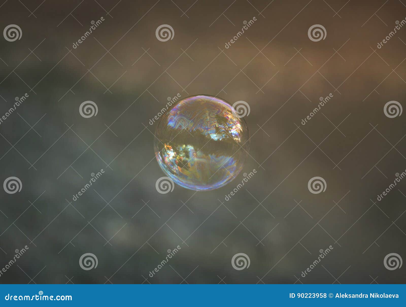 Bubble stock photo. Image of flying, abstract, soap, colourful - 90223958