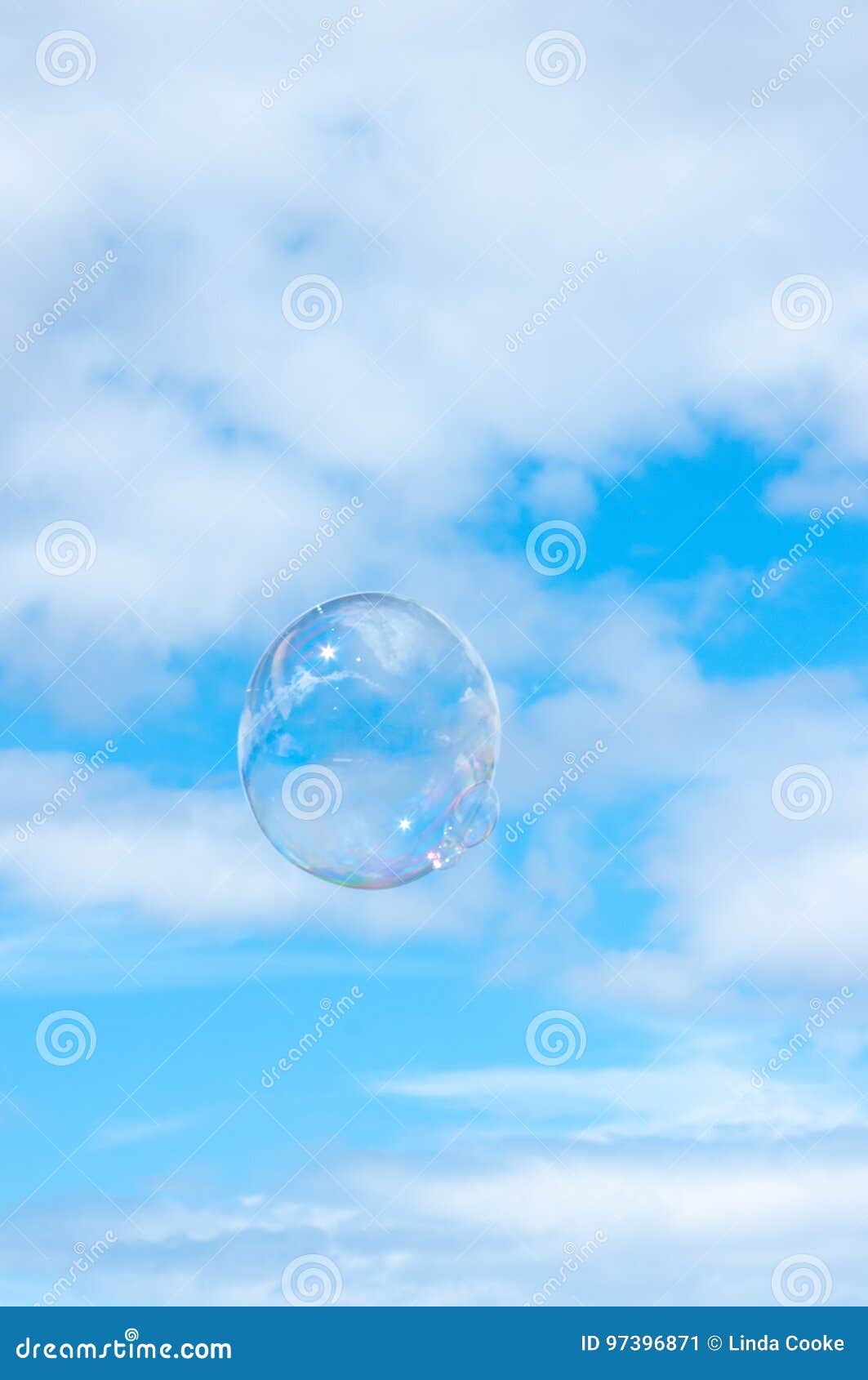 Bubble floating upwards stock image. Image of problems - 97396871