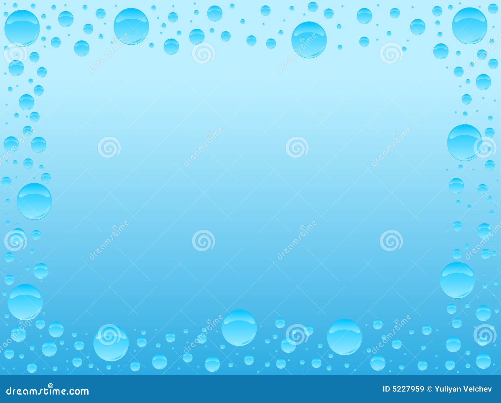 Bubble frame stock vector. Illustration of drops, frame - 5227959