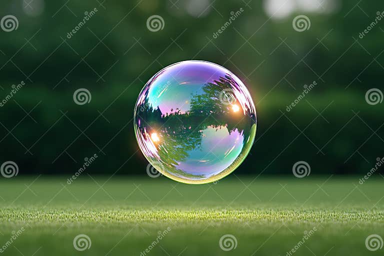 Bubble Frame: Whimsical Soap Bubble Design Element for Creative ...