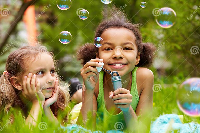 Bubble fun stock image. Image of innocent, lifestyle - 14834175