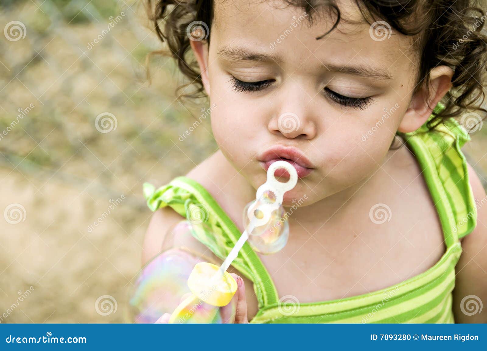 Bubble Girl stock photo. Image of leisure, joyful, gorgeous - 7093280