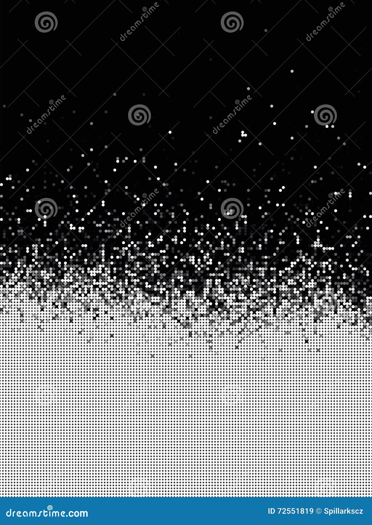 Bubble Gradient Pattern in Black and White Stock Vector - Illustration ...