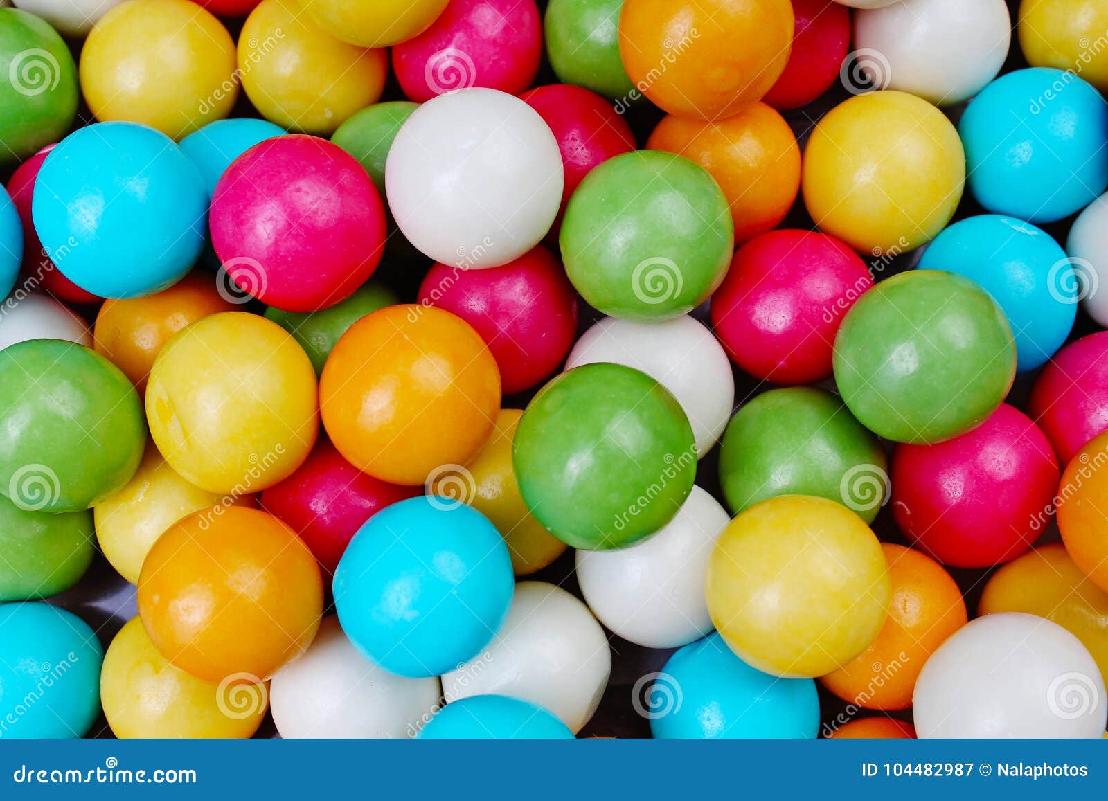Bubble Gum Chewing Gum Texture Rainbow Multicolored Gumballs Chewing