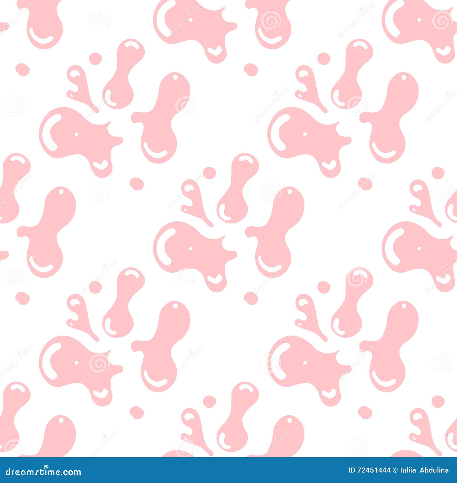 Bubble Gum Seamless Pattern Stock Vector - Illustration of contour ...