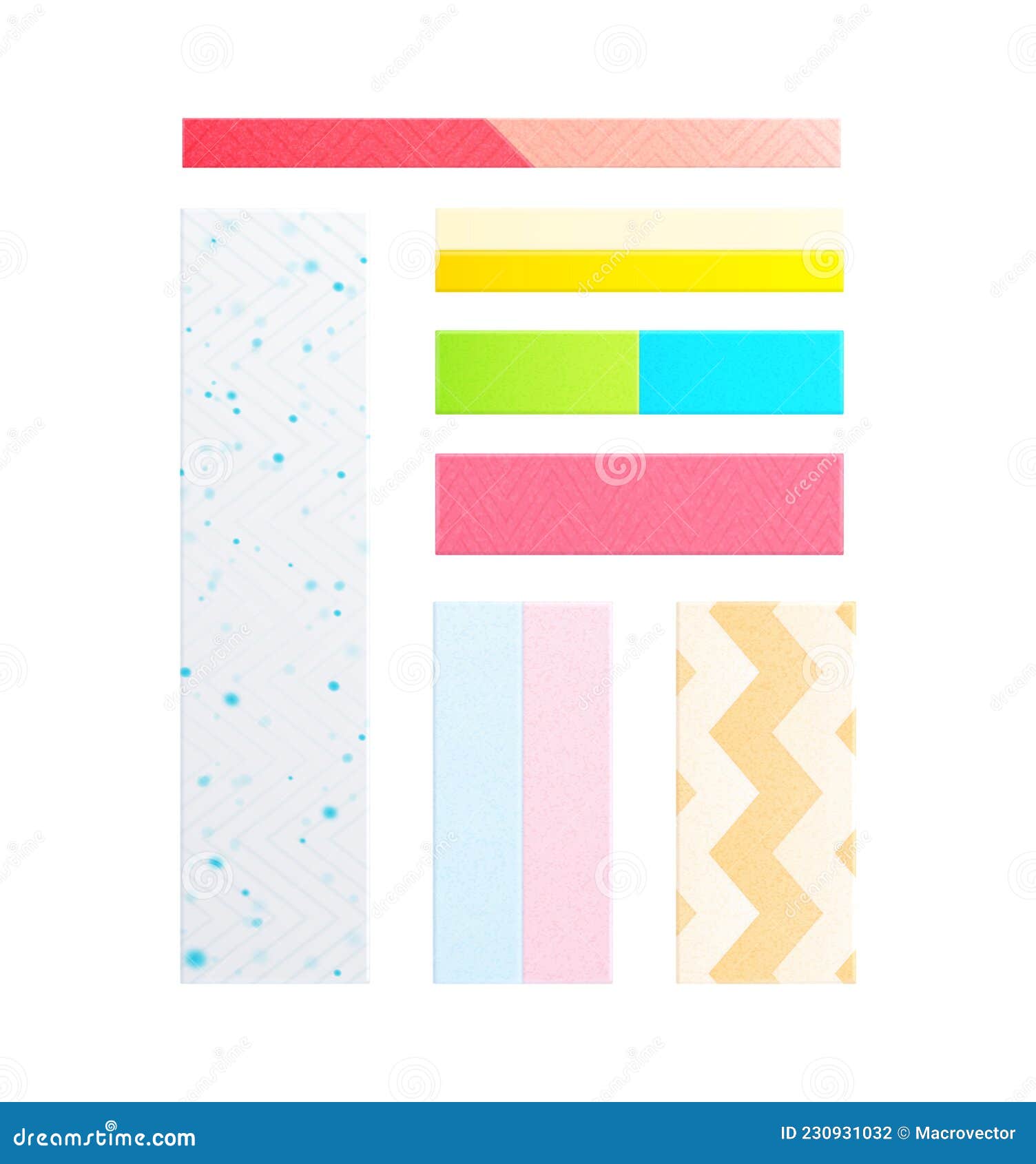 Bubble Gum Sticks stock vector. Illustration of tasty - 230931032