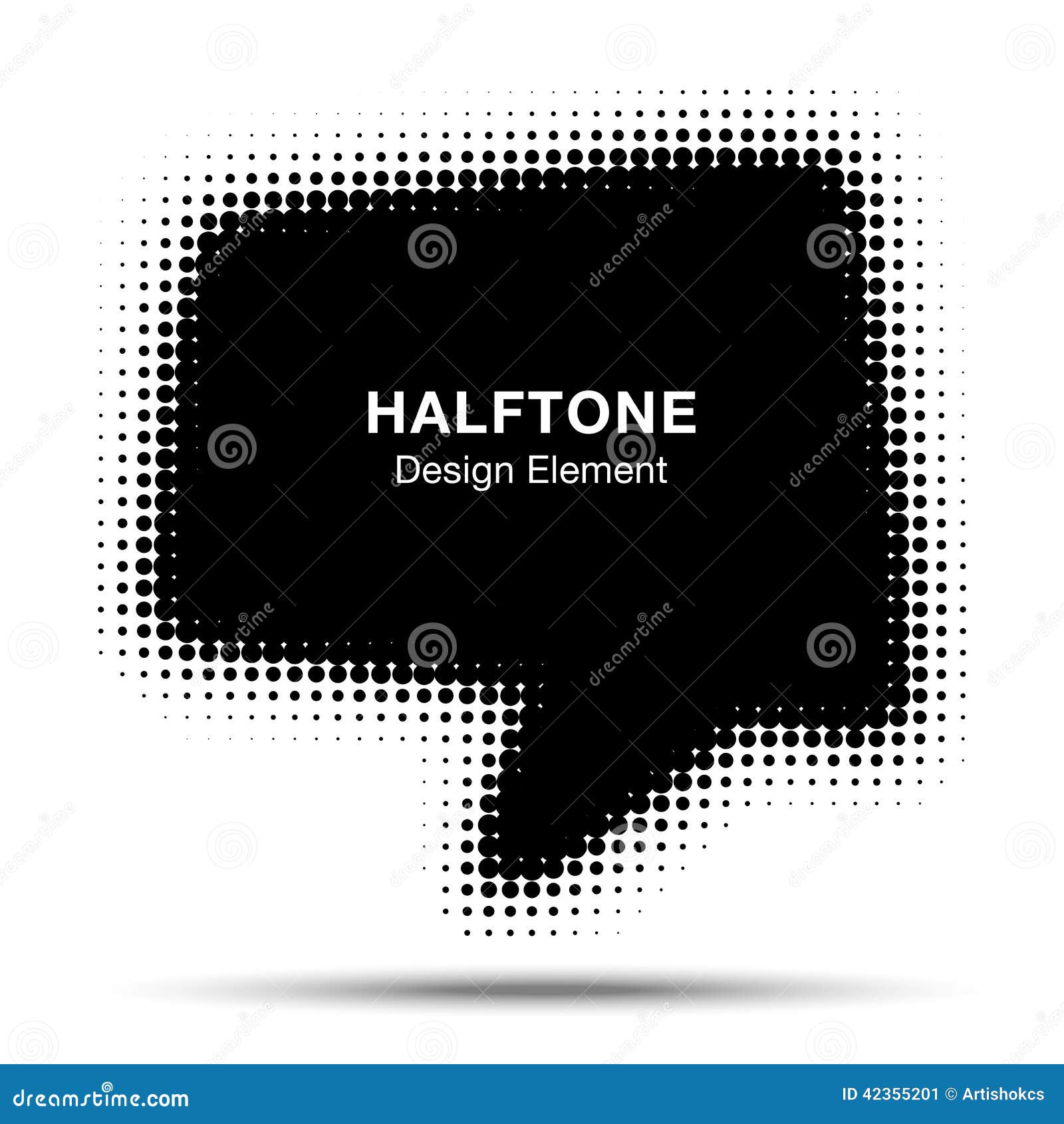 Bubble Halftone Design Element Stock Vector - Illustration of icon ...