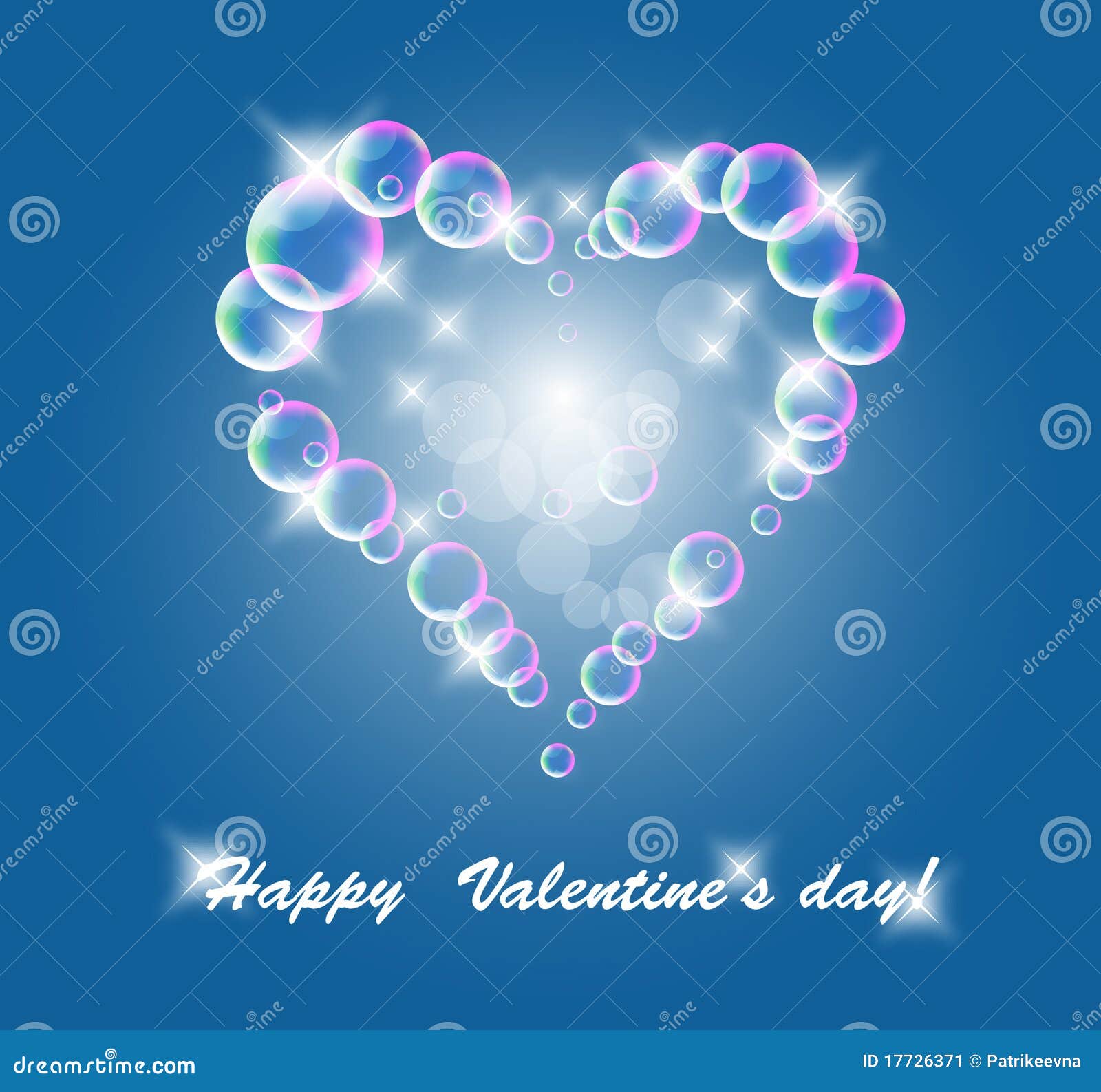 Bubble heart stock vector. Illustration of feelings, lover - 17726371