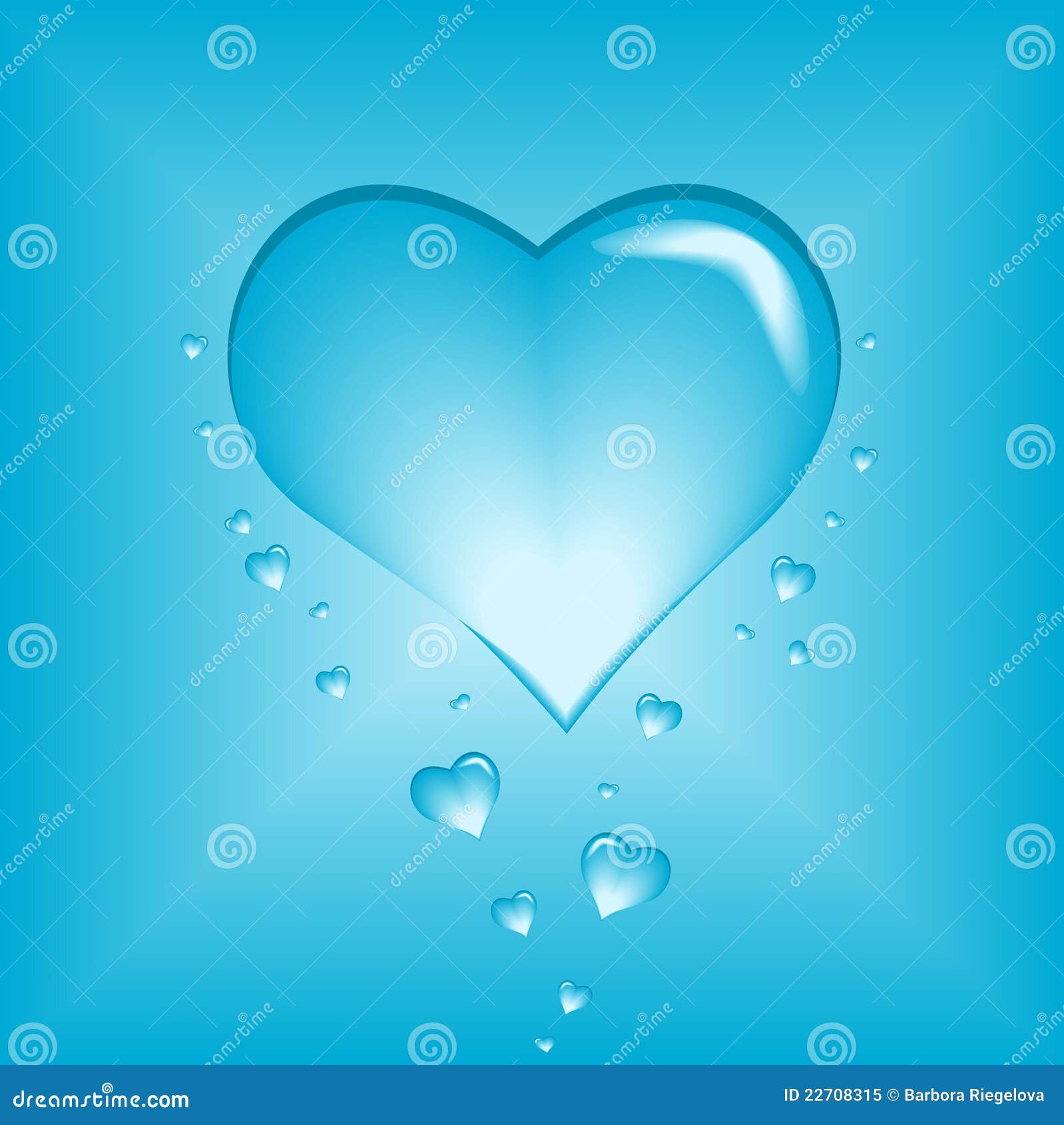 Bubble Heart Vector Illustration | CartoonDealer.com #21572374