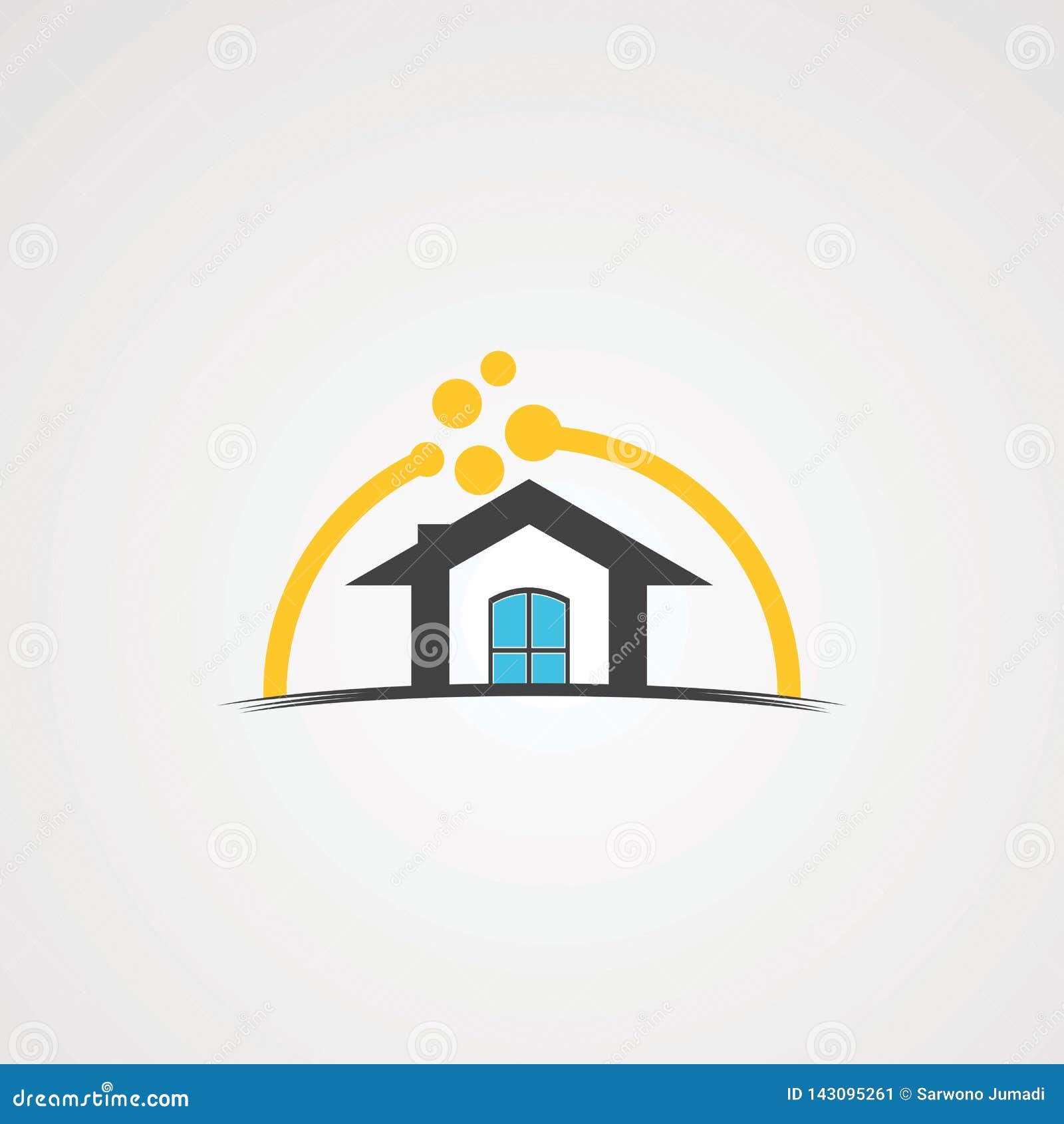Bubble Home Logo Vector, Icon, Element, and Template for Business Stock ...