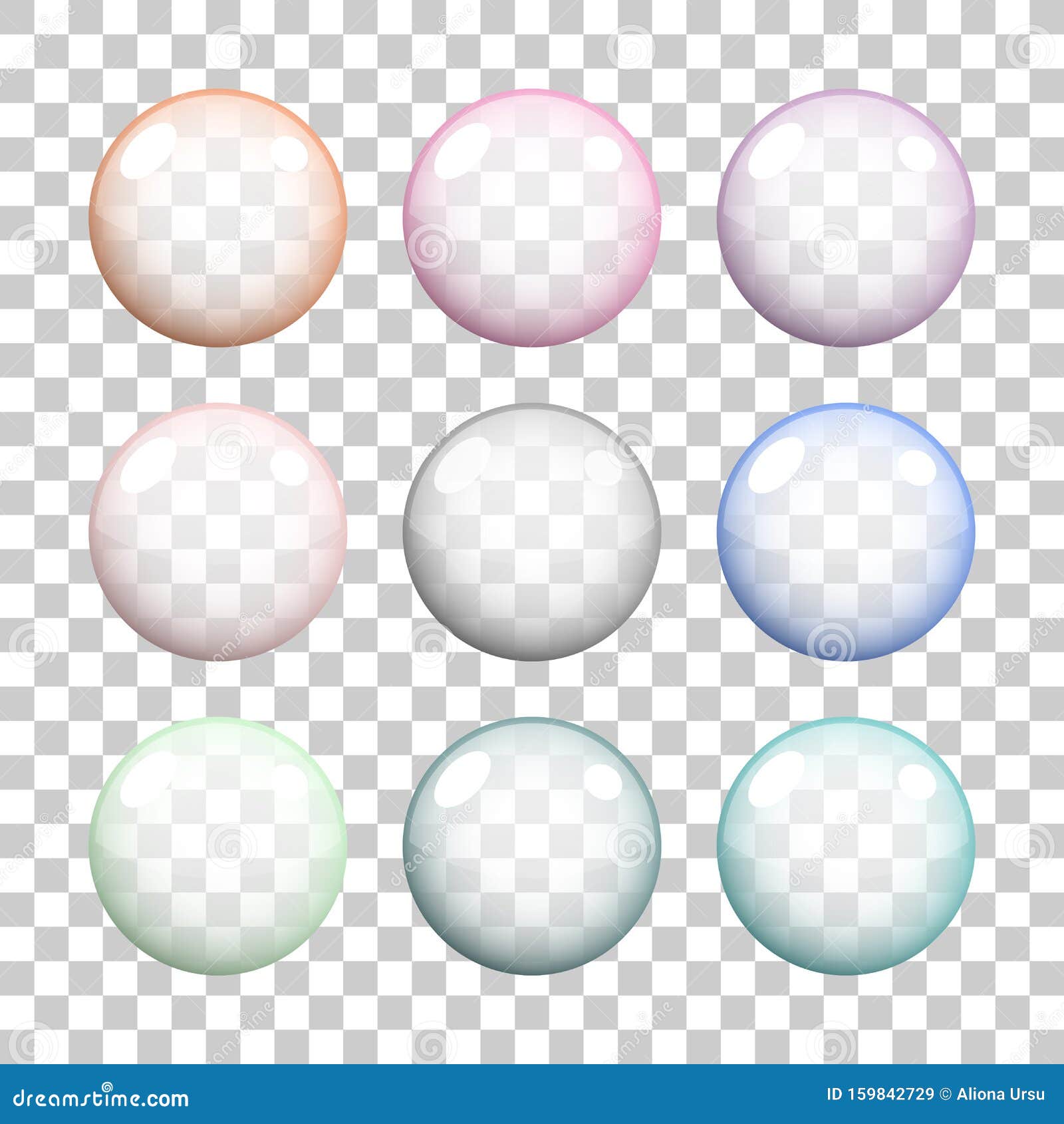 Bubble icons collection stock vector. Illustration of grid - 159842729