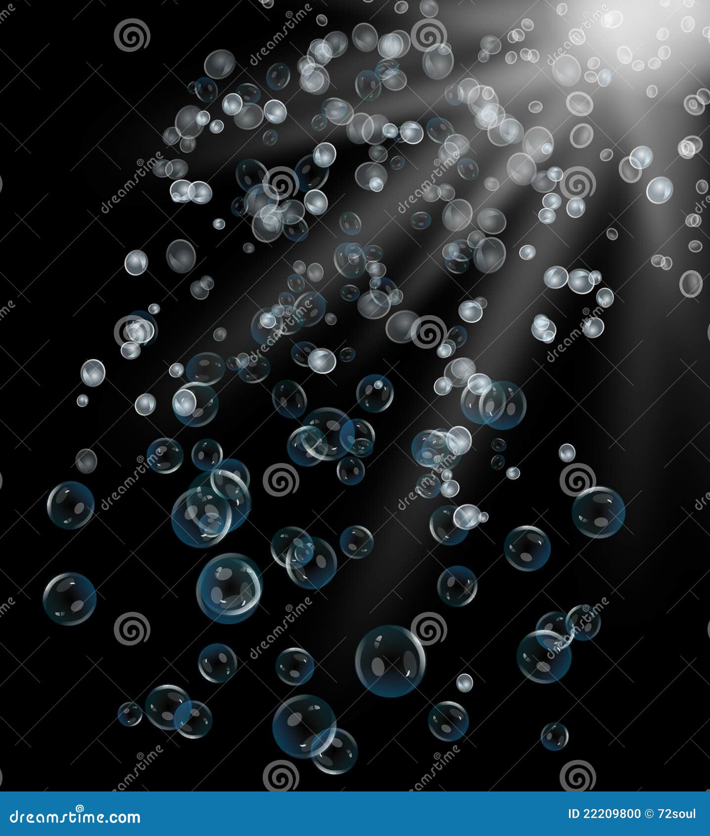 Bubble illusion. stock illustration. Illustration of liquid - 22209800
