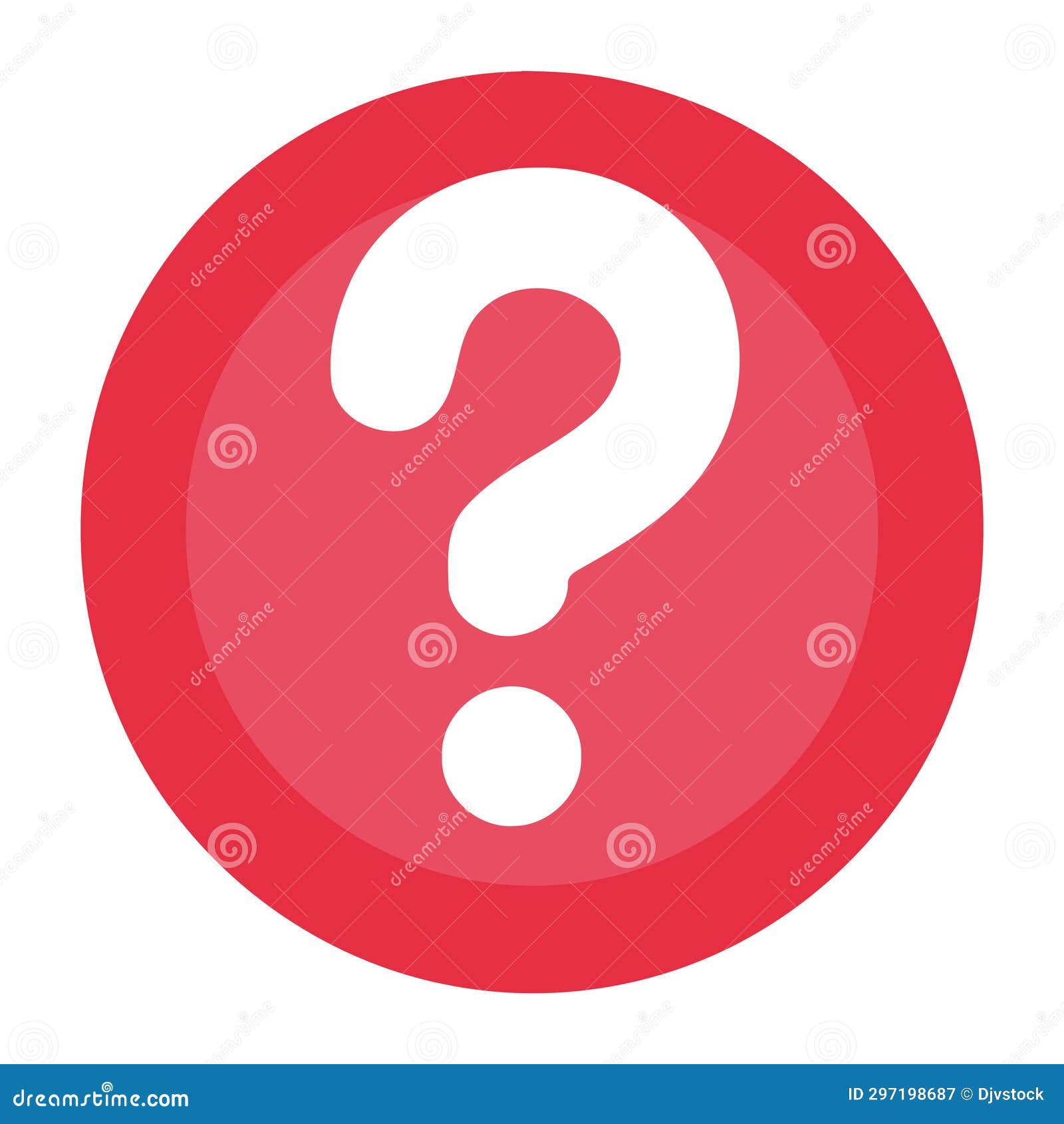 Bubble with Interrogation Mark Layout Stock Vector - Illustration of ...