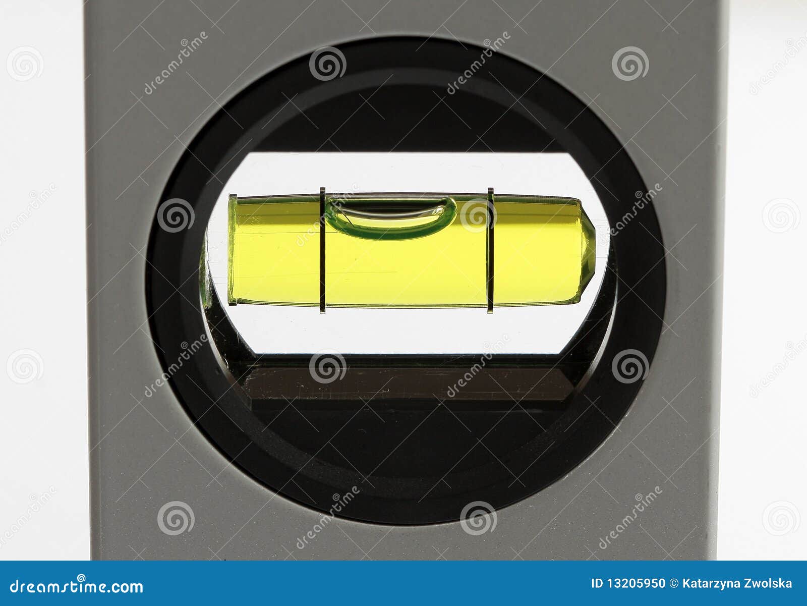 Bubble level stock photo. Image of balance, green, measuring - 13205950