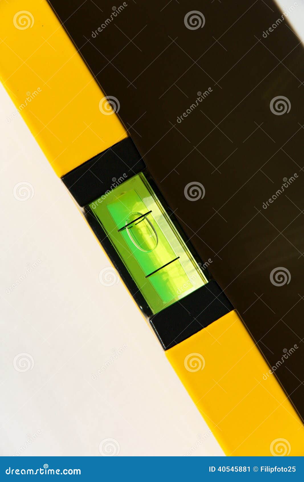 Bubble in the Level Indicator Stock Image - Image of tube, measure ...